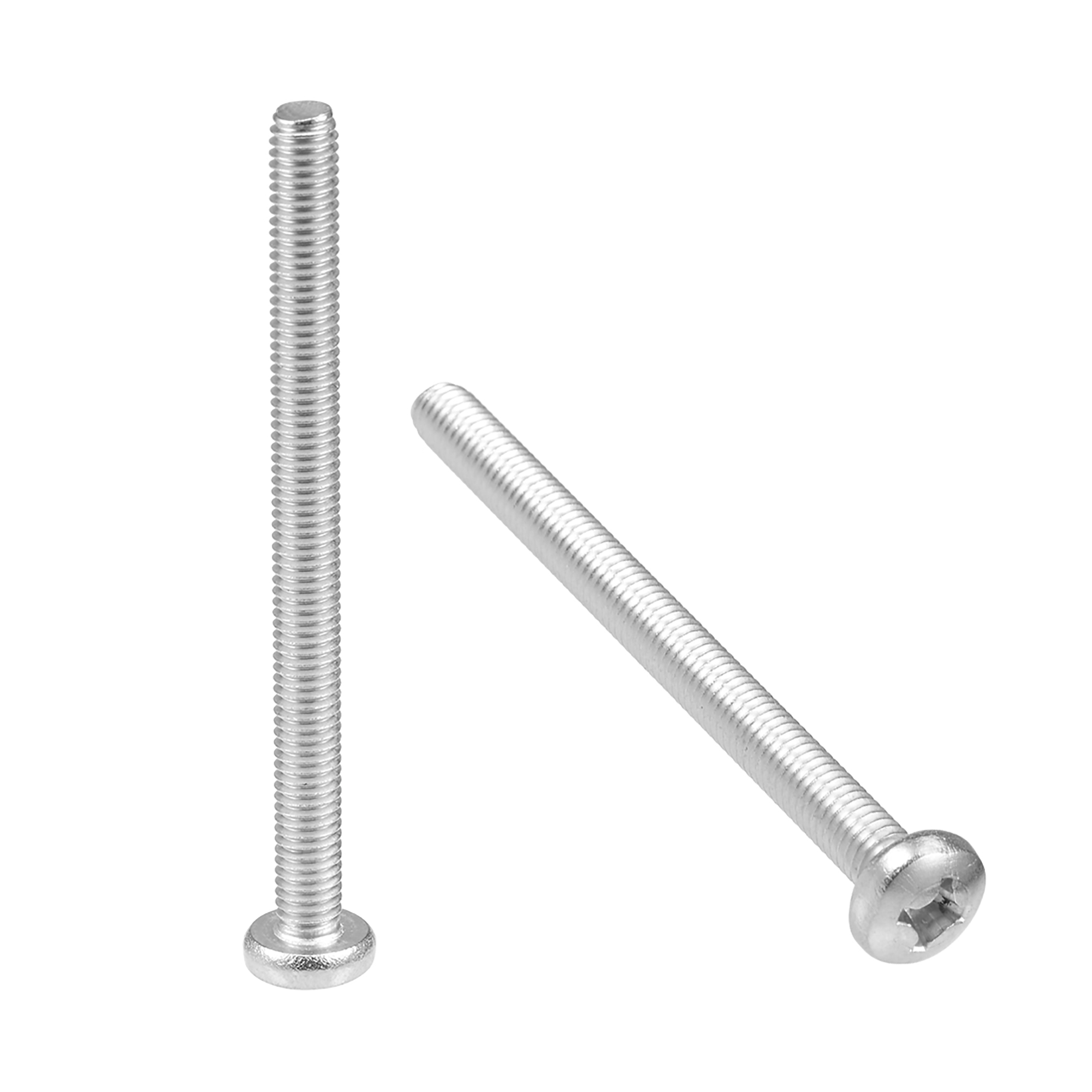 Unique Bargains M6x75mm Machine Screws Pan Phillips Cross Head Screw ...