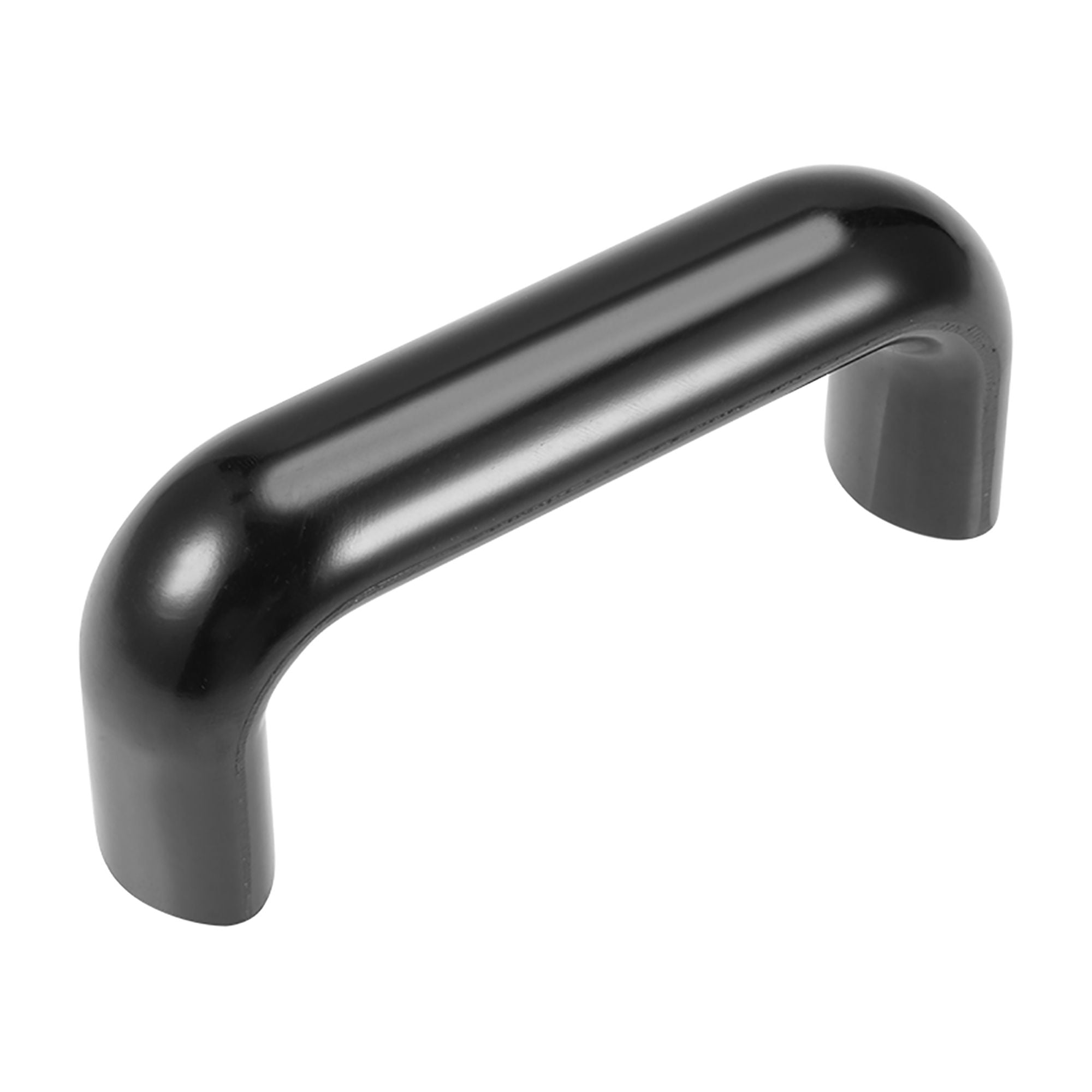 Unique Bargains M8 Plastic Pulls Handle 90mm Hole Centers Black ...