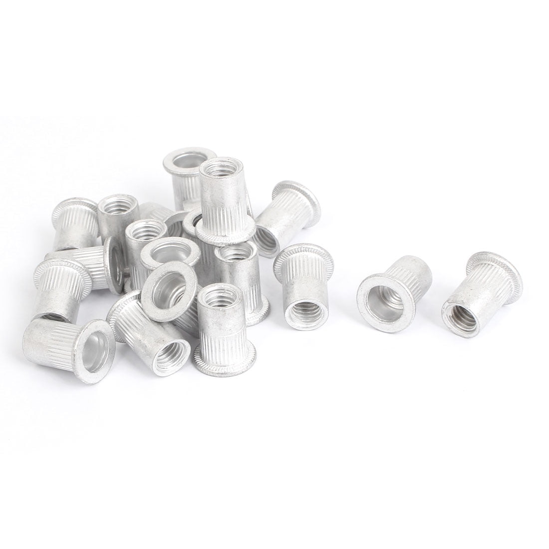 Unique Bargains M8 Thread Aluminum Rivet Nut Insert 20Pcs - Walmart.com