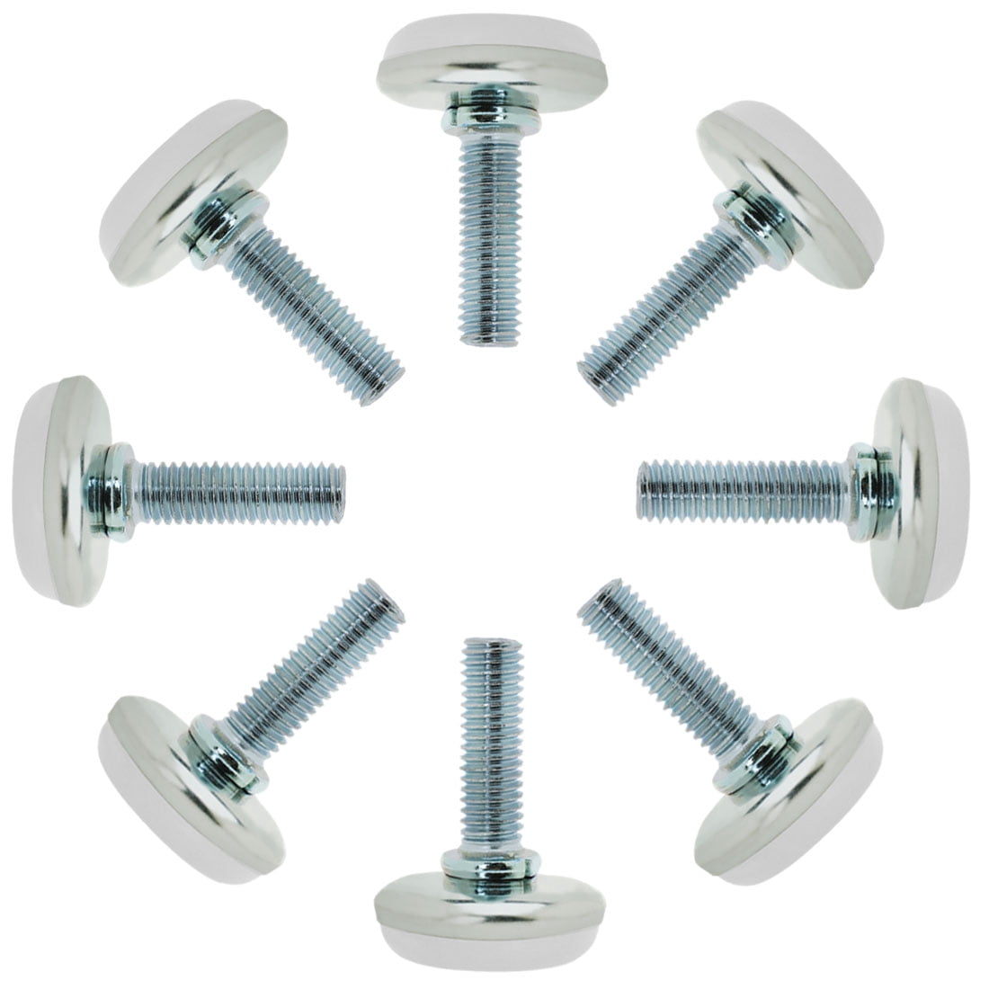 Unique Bargains M8 x 0.98'' x 1.18'' Leveling Feet Adjustable Leveler ...