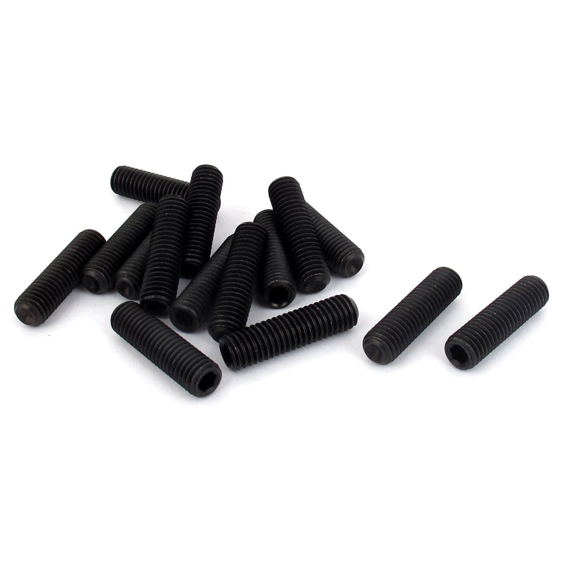 Unique Bargains M8 x 30mm 1.25mm Pitch Hex Socket Set Cup Point Grub ...