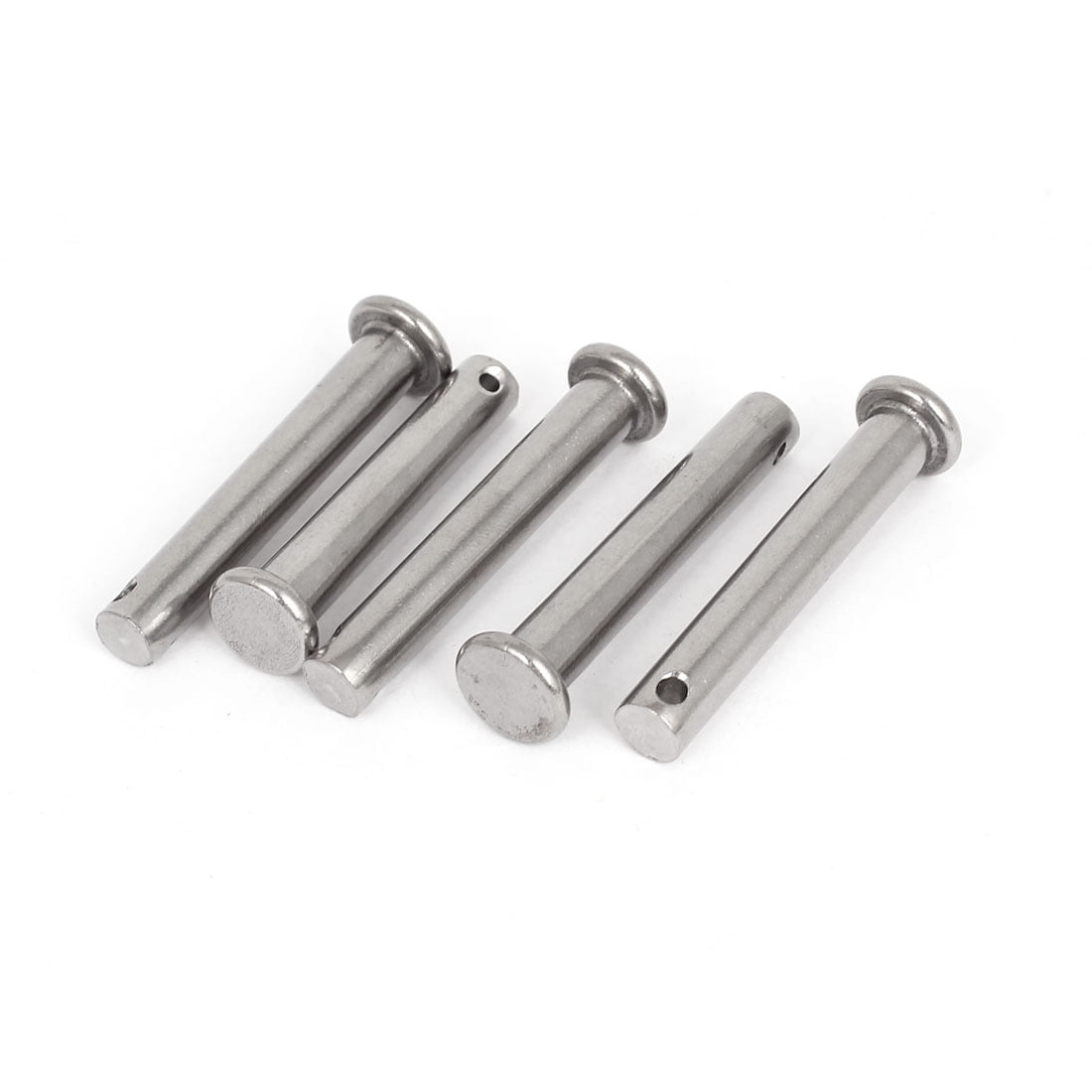 Unique Bargains M8 x 50mm Flat Head Stainless Steel Round Clevis Pins 5 ...