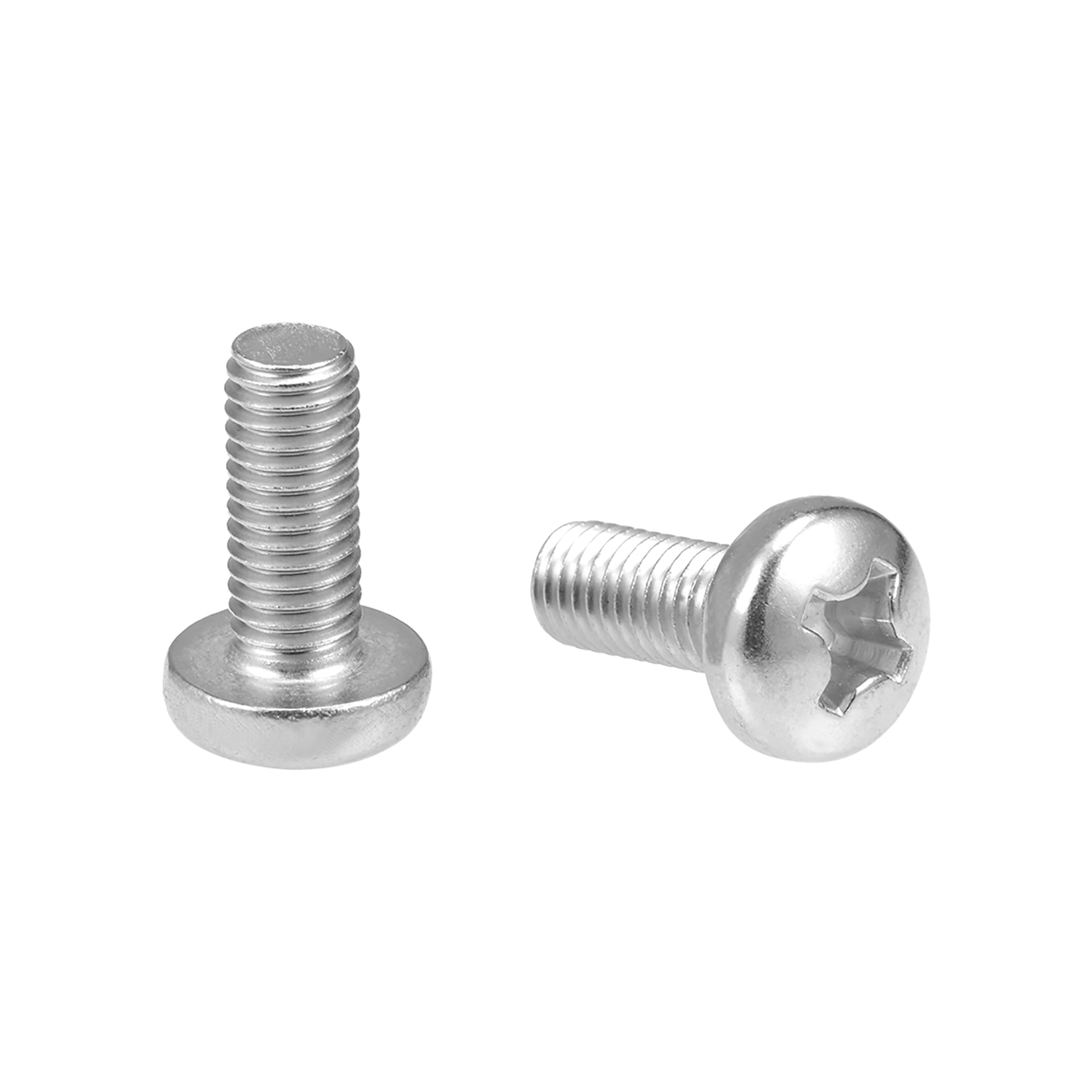 Unique Bargains M8x20mm Machine Screws Pan Phillips Cross Head Screw ...