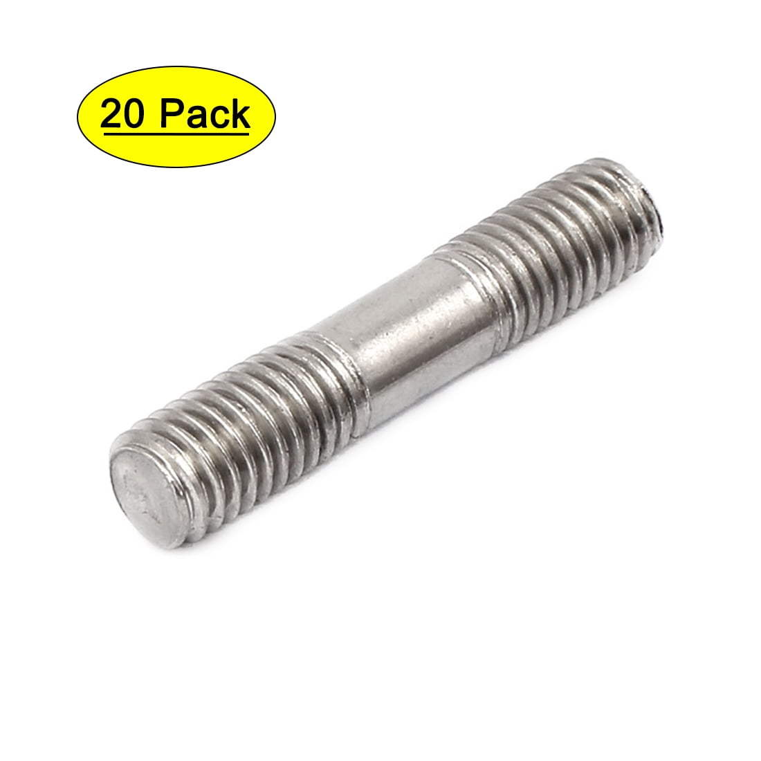 Unique Bargains M8x40mm 304 Stainless Steel Double End Thread Stud ...