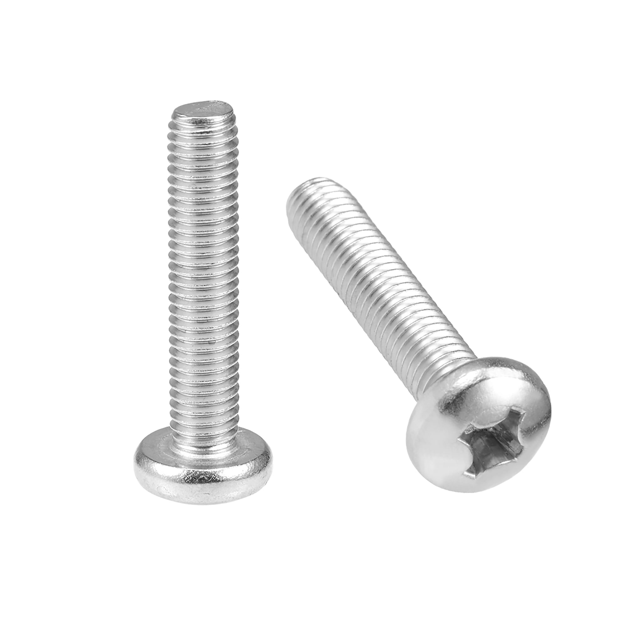 Unique Bargains M8x40mm Machine Screws Pan Phillips Cross Head Screw ...