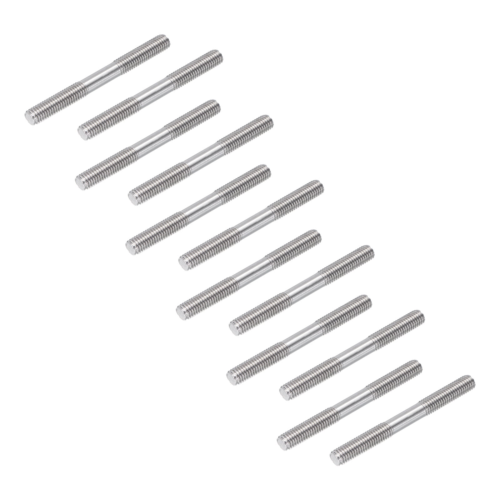 Unique Bargains M8x80mm Pushrod Connector 304 Stainless Steel Rod ...