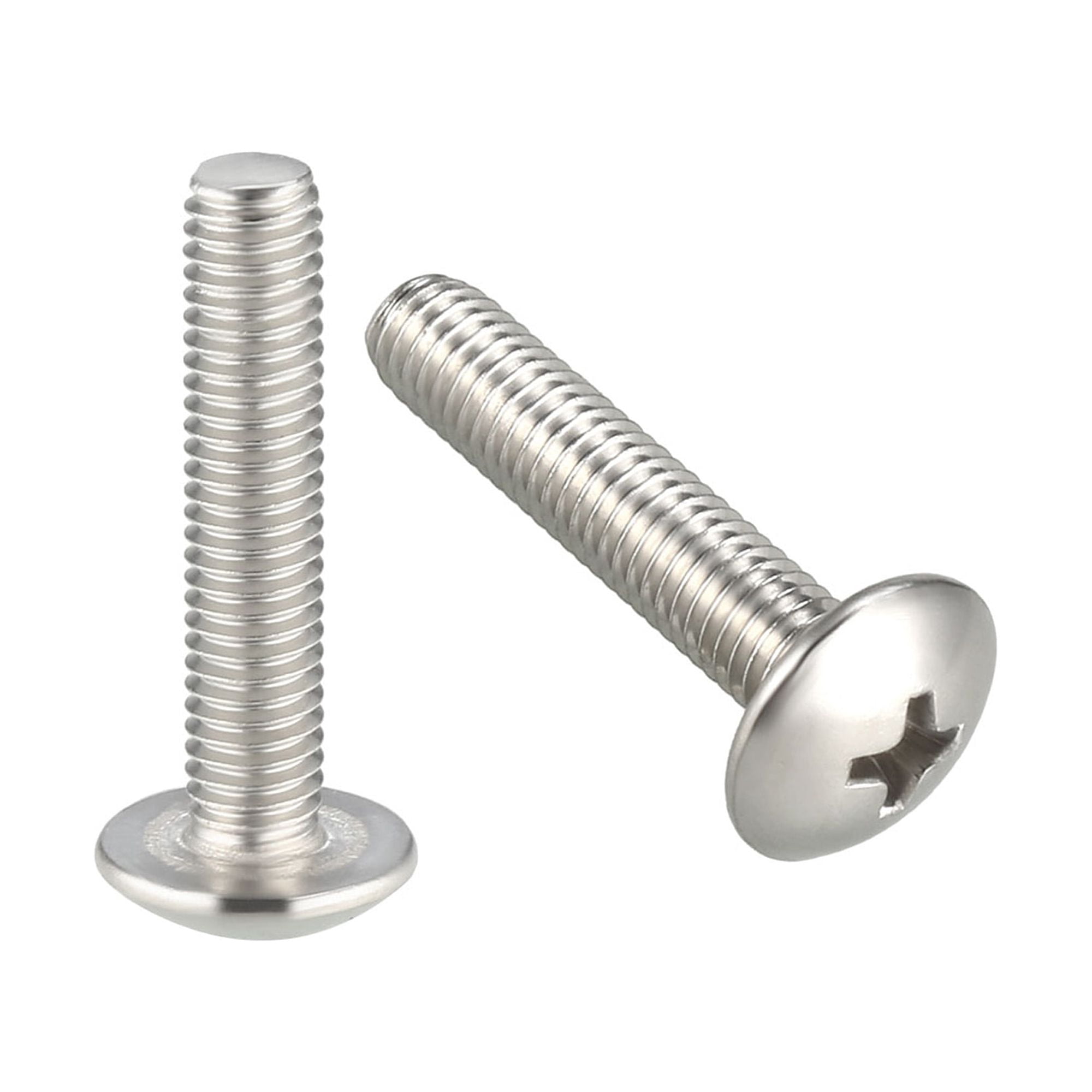 Unique Bargains Machine Screws, M5x25mm Phillips Screw, 304 Stainless Steel, Fasteners Bolts ...