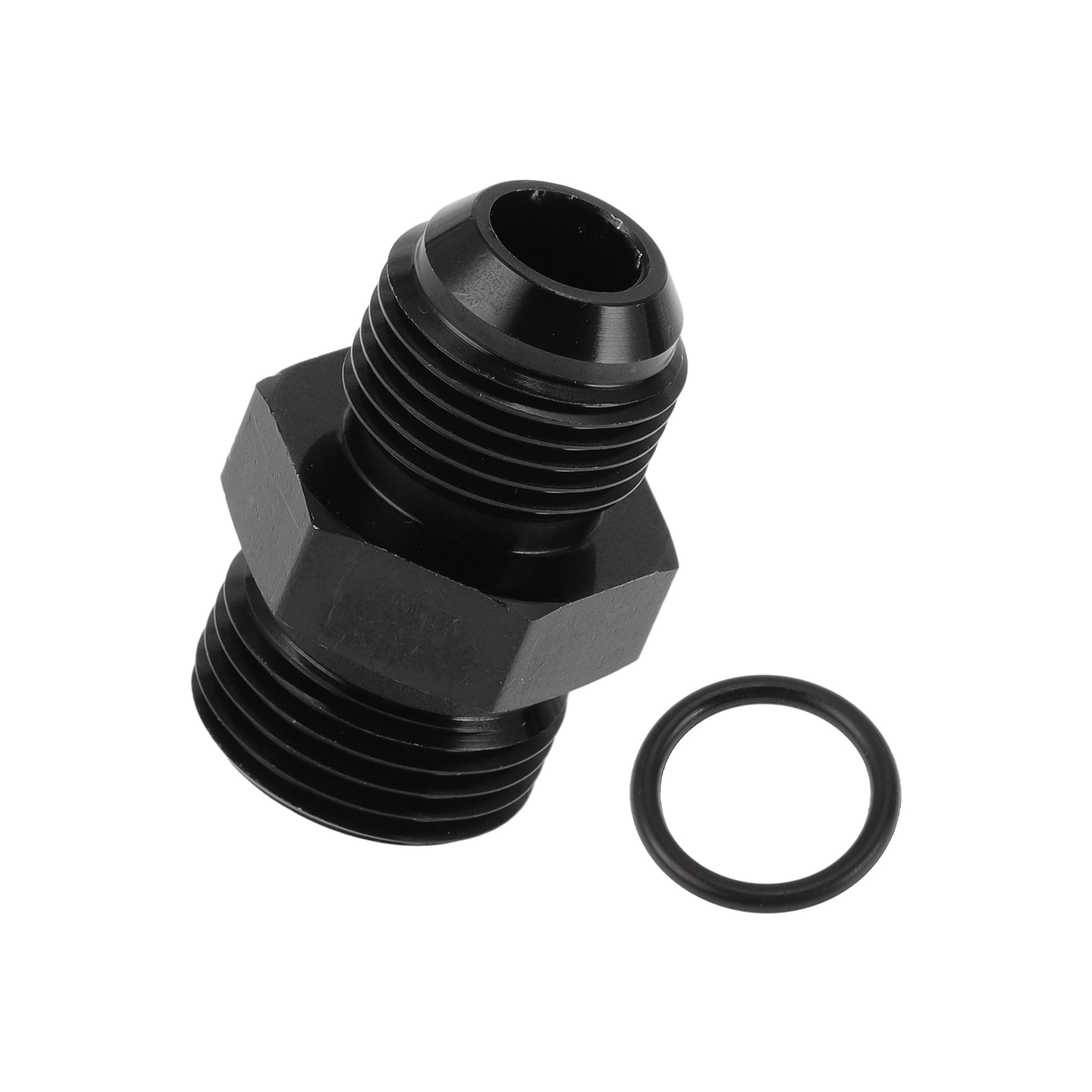 Unique Bargains Male Flare Reducer Hose Fitting Adapter ORB10-8AN Fuel ...