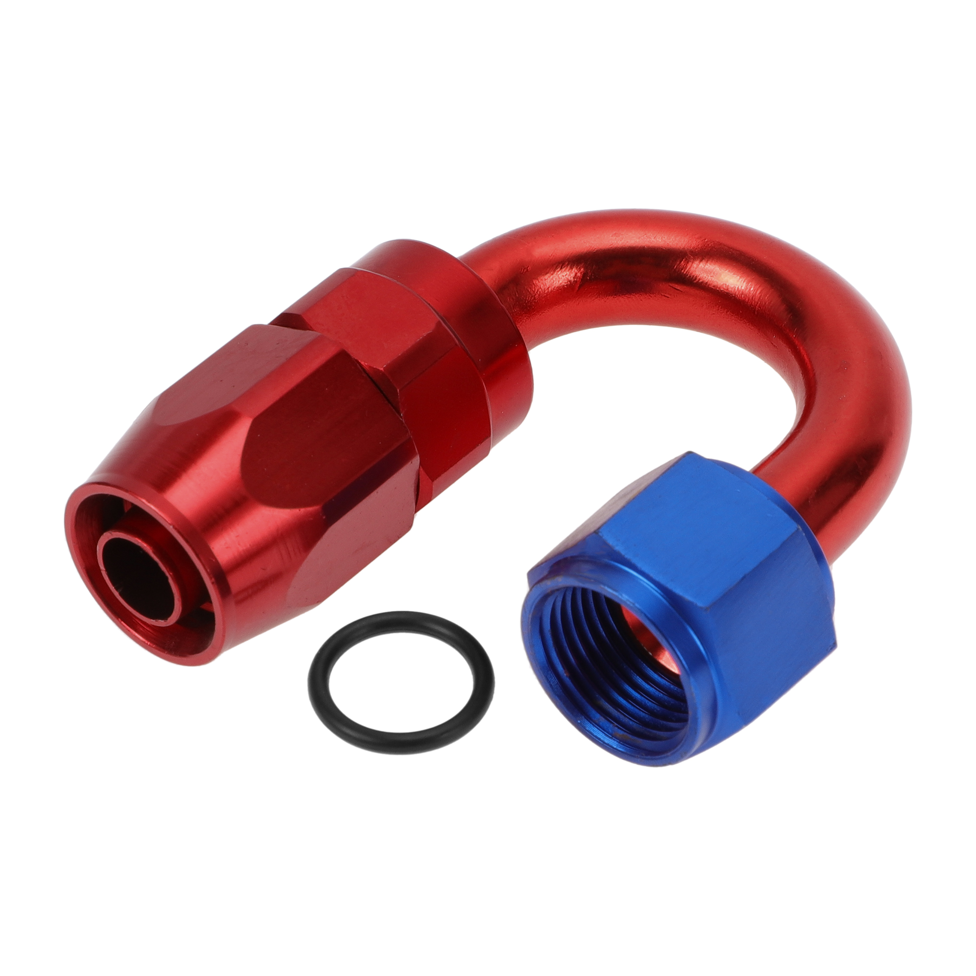 Unique Bargains Male Flare Reducer Hose Fitting Adapter TF-1001-AN8 180 ...