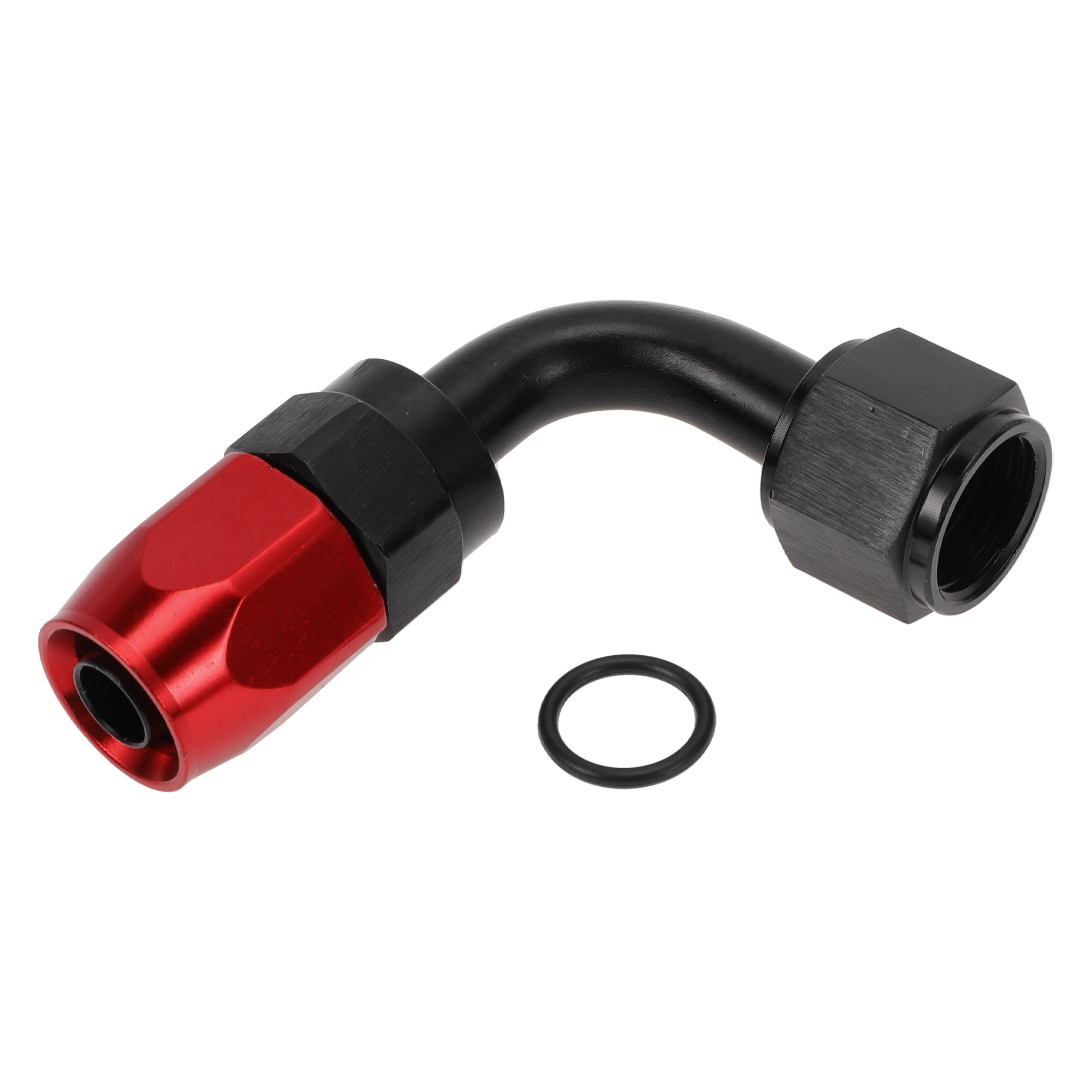 Unique Bargains Male Flare Reducer Hose Fitting Adapter TF-1001-AN8 90 ...