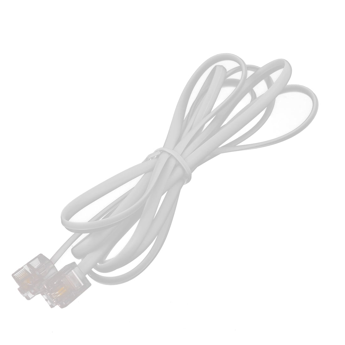 Unique Bargains Male to Male 6P2C RJ11 Telephone Modems Cable Wire Line ...