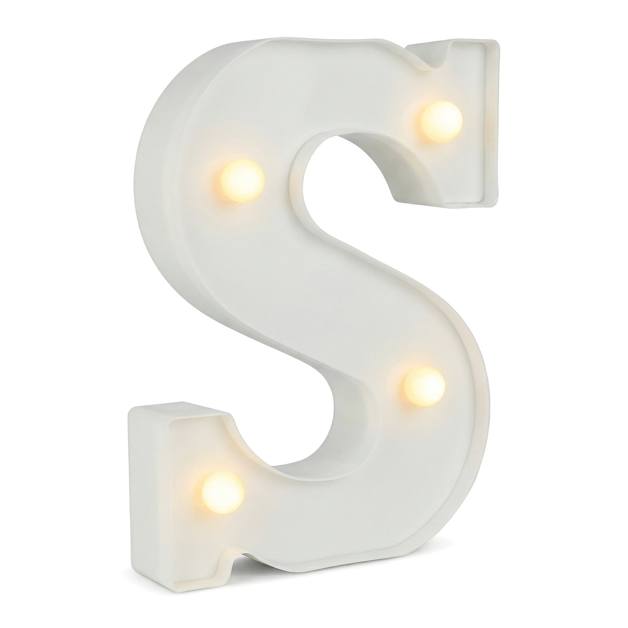 Unique Bargains Marquee Letters With LED Light Up Signs Letter S 5"L x ...