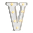 Unique Bargains Marquee Letters With LED Light Up Signs Letter V 6.5"L ...
