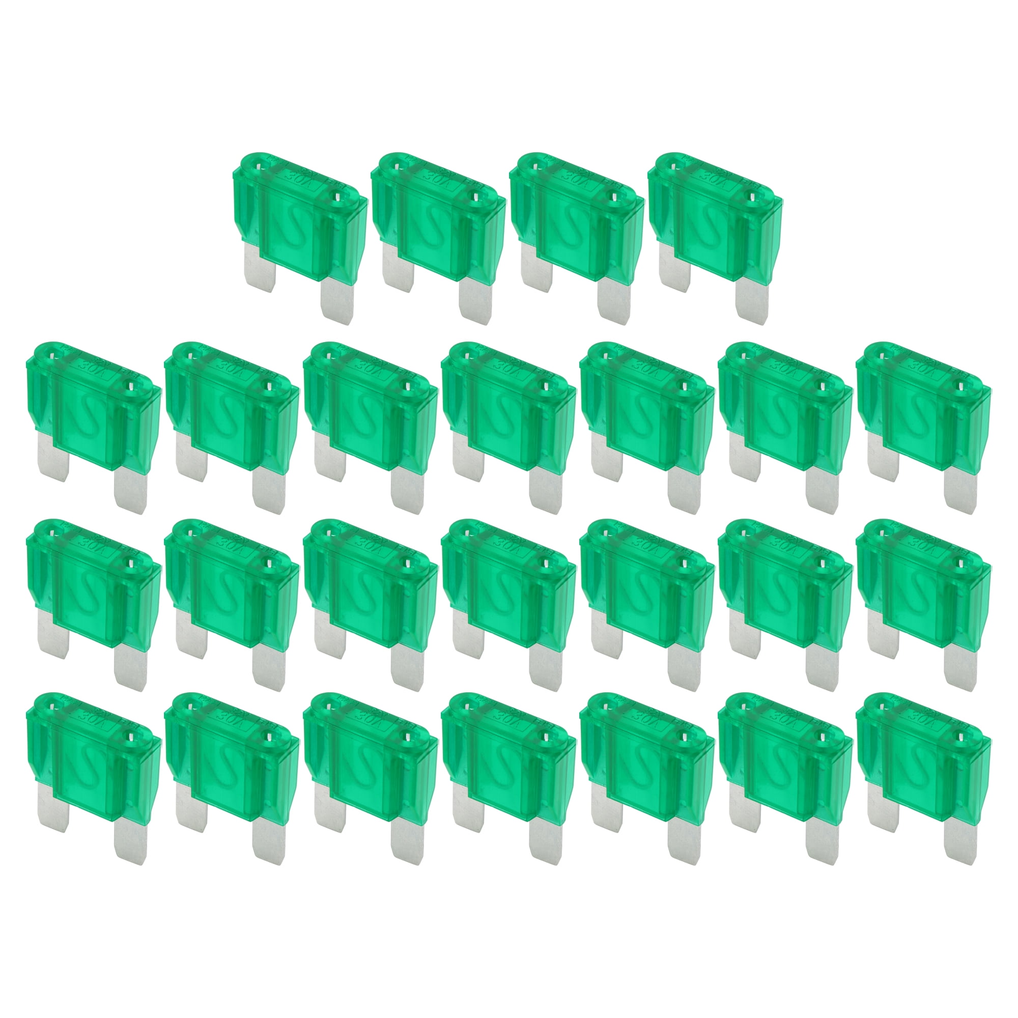 Unique Bargains Maxi Fuse 30A Blade Fuse, Blade Style Fuses Replacement ...