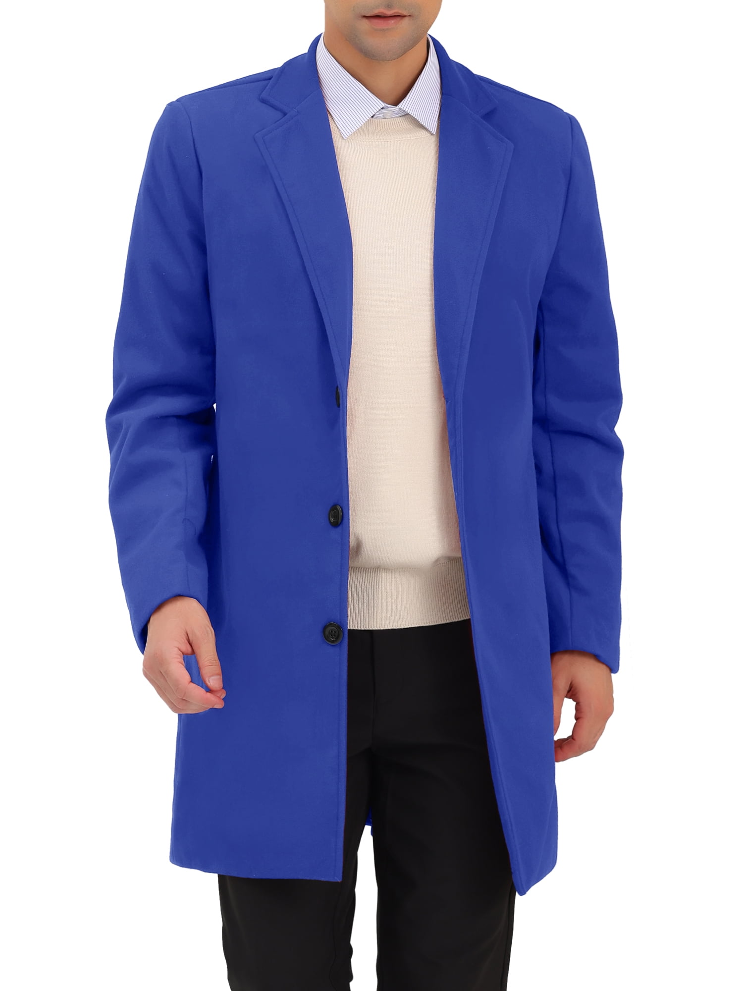 Bargains men's Trench Overcoat - Classic Long Overcoat for Men ...