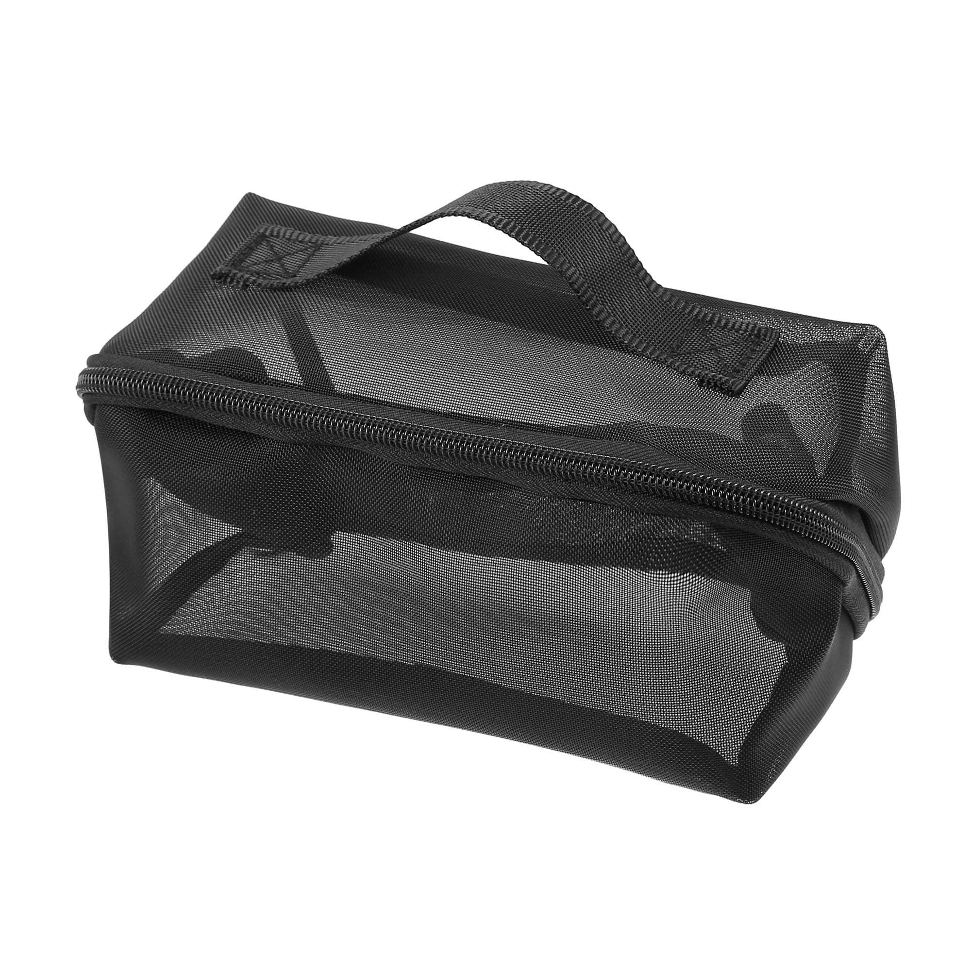 Unique Bargains Mesh Makeup Bag Small Makeup Bag Clear Mesh Pouch Mesh ...