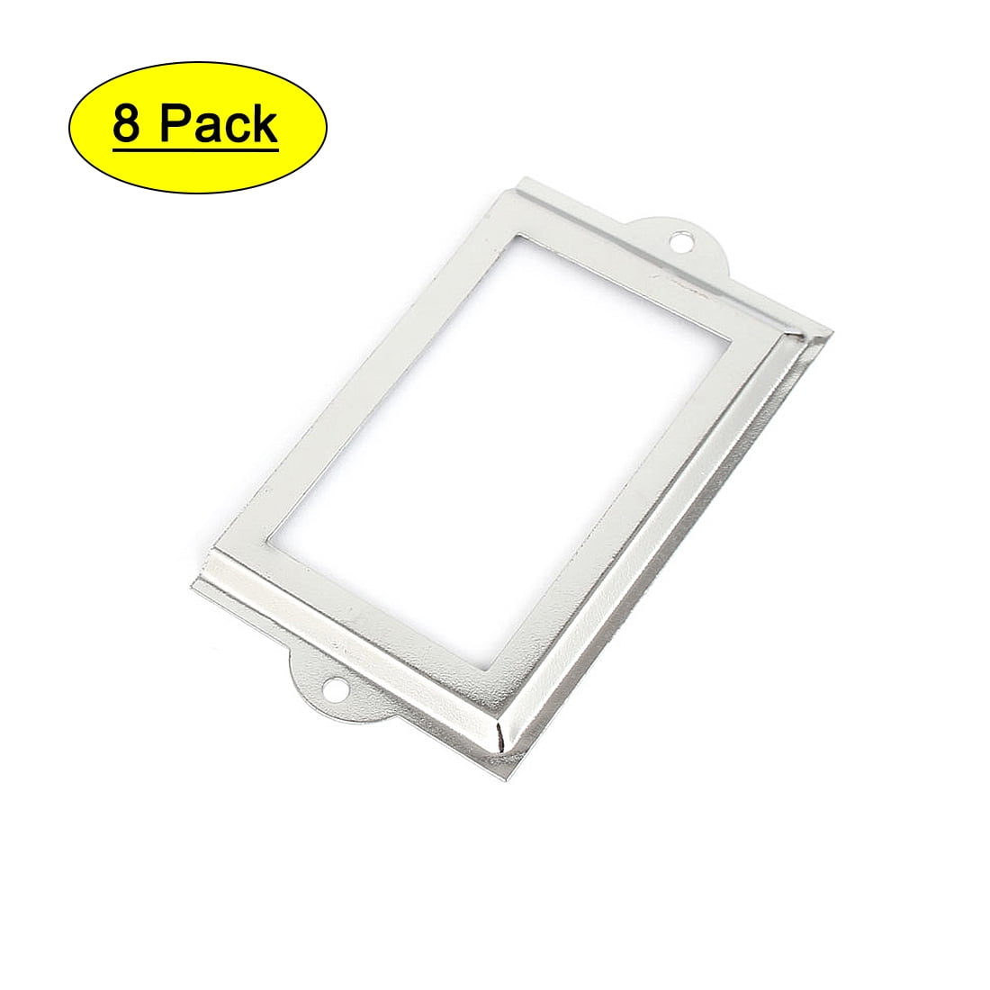 Unique Bargains Metal 105mm x 60mm Name Card File Drawer Tag Label ...