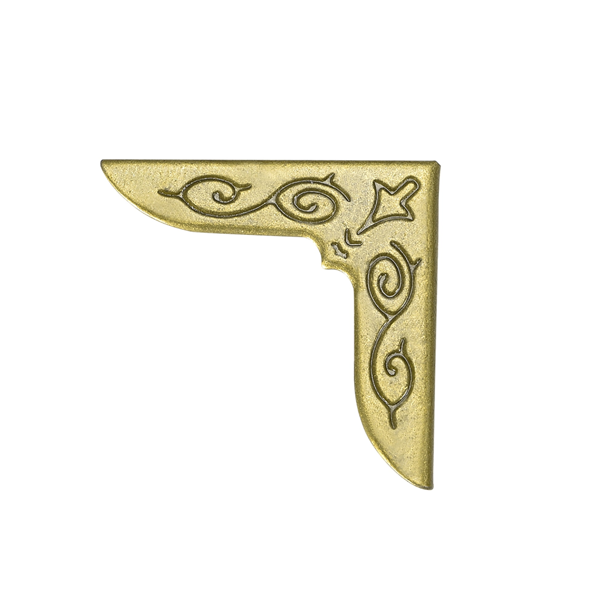 Unique Bargains Metal Book Corner Protectors Edge Cover Guard 25 x 25 x ...