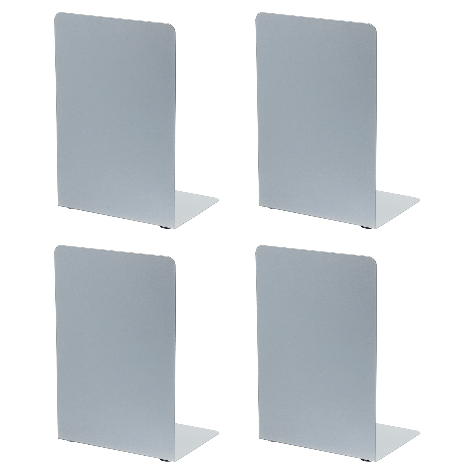 Unique Bargains Metal Bookend with L Shape Design 5.35"x3.74"x7.68" 2 ...