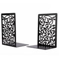 Unique Bargains Metal Tree Design Book Ends for Shelves Black Tree ...