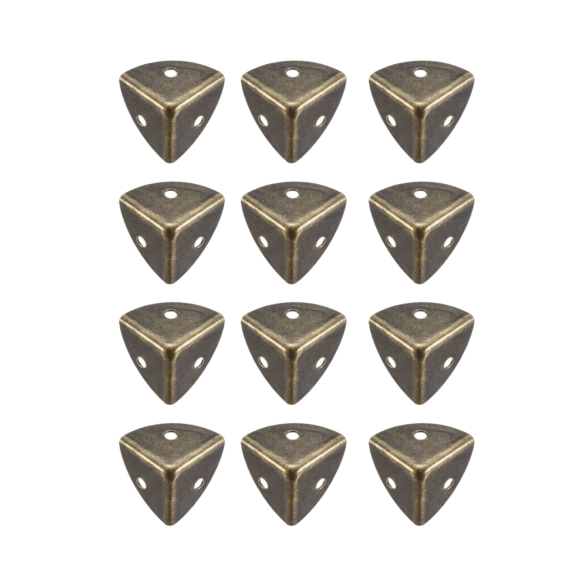 Unique Bargains Metal Box Corner Protectors Edge Guard Protector 21 x ...