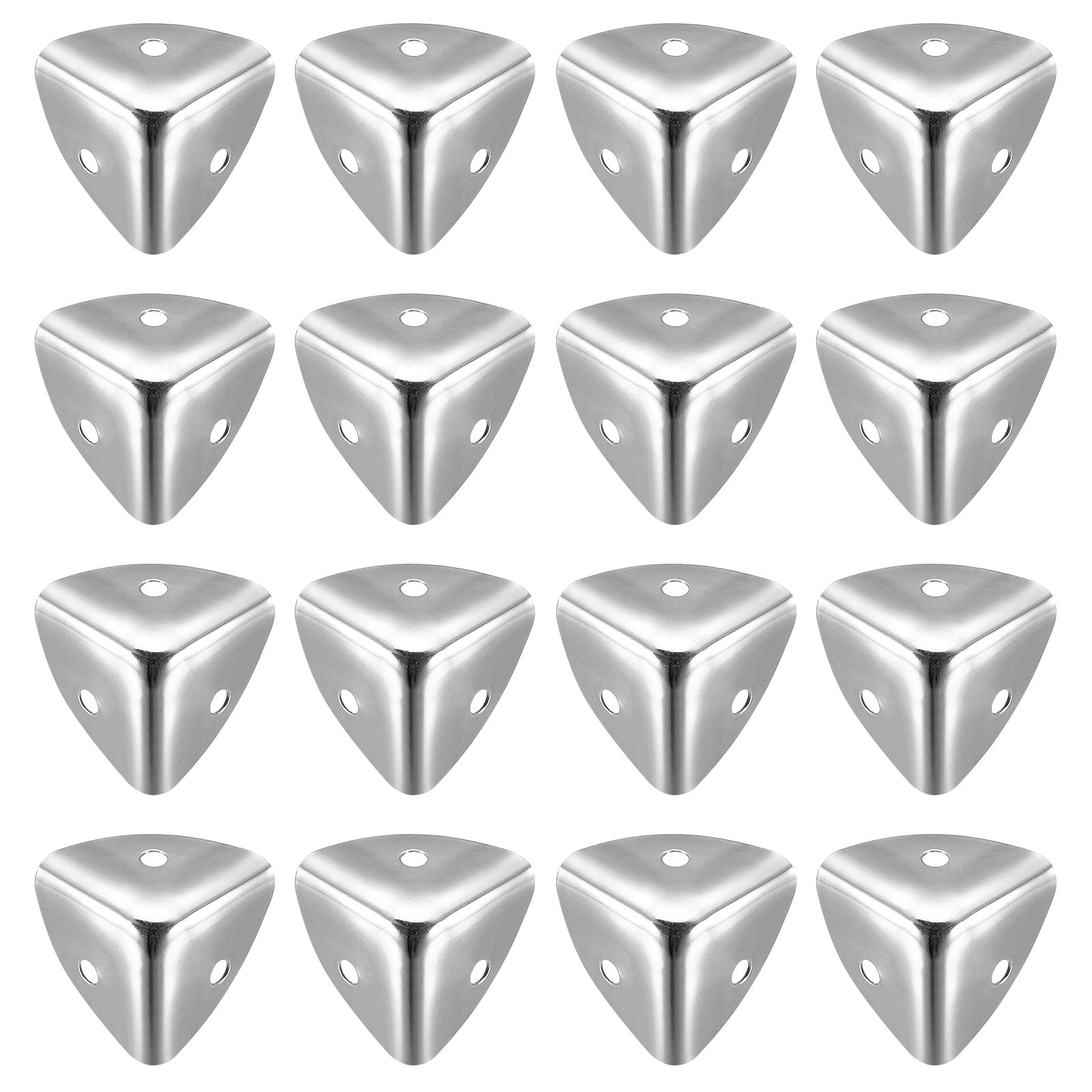 Unique Bargains Metal Box Corner Protectors edges Guard Protector 25 x ...