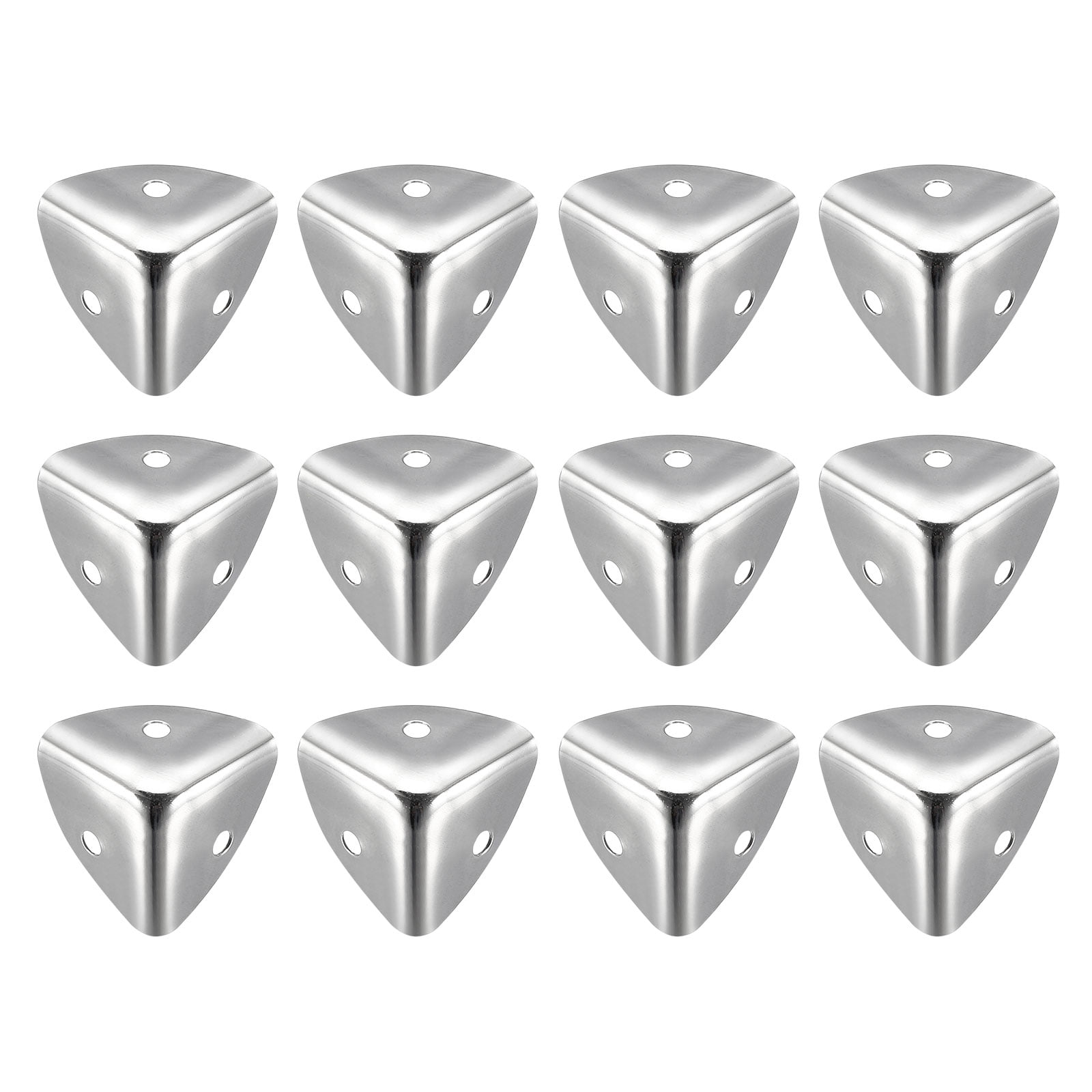 Unique Bargains Metal Box Corner Protectors edges Guard Protector 25 x ...