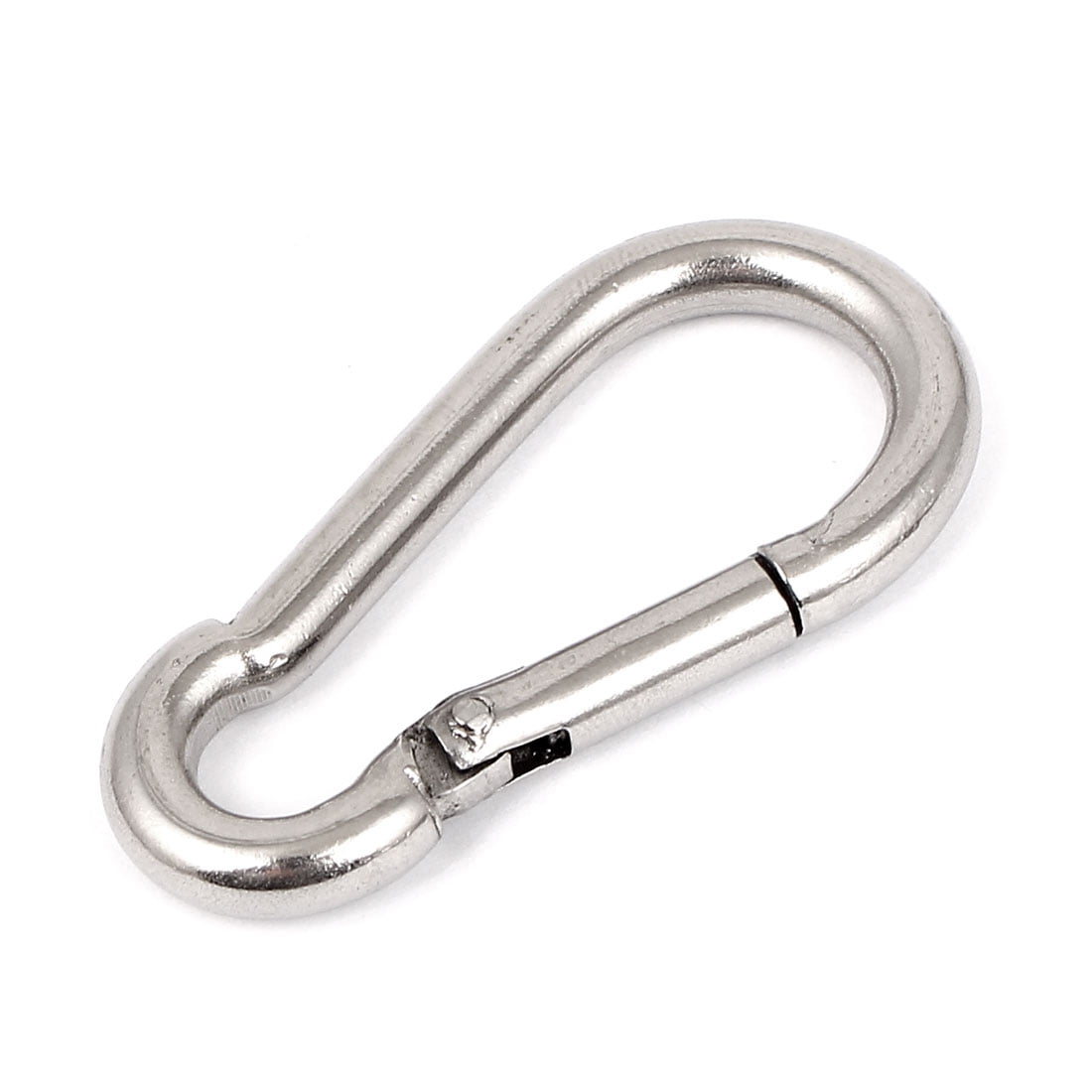 Unique Bargains Metal D Ring Chain Clip Camping Keyring 5mm Thickness ...