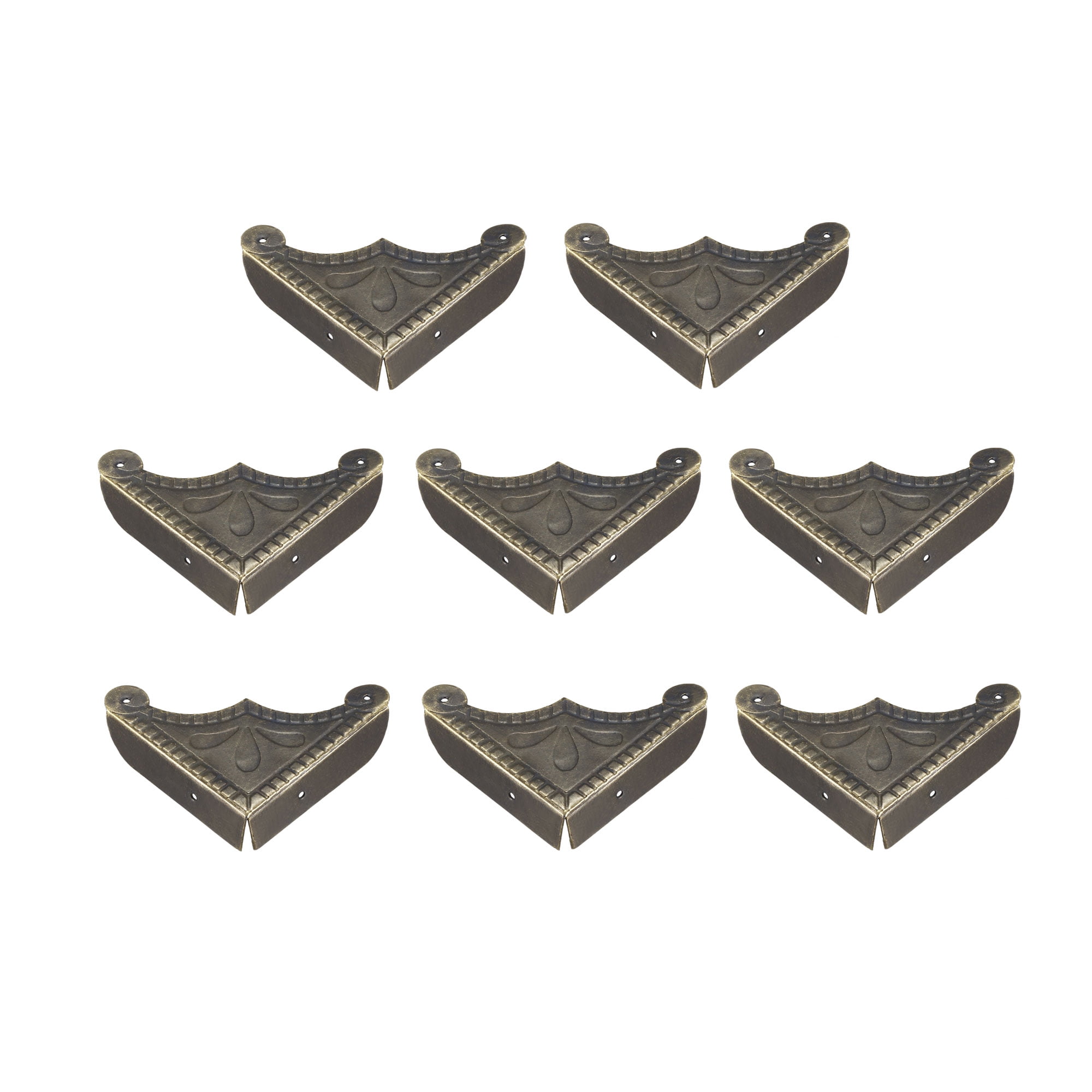 Unique Bargains Metal Desk Corner Protectors Table Edge Cover Guard 2. ...