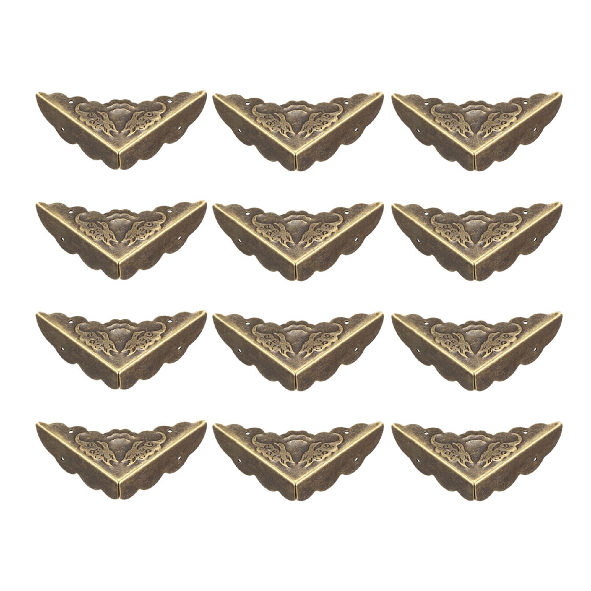 Unique Bargains Metal Desk Corner Protectors Table Edge Cover Guard ...