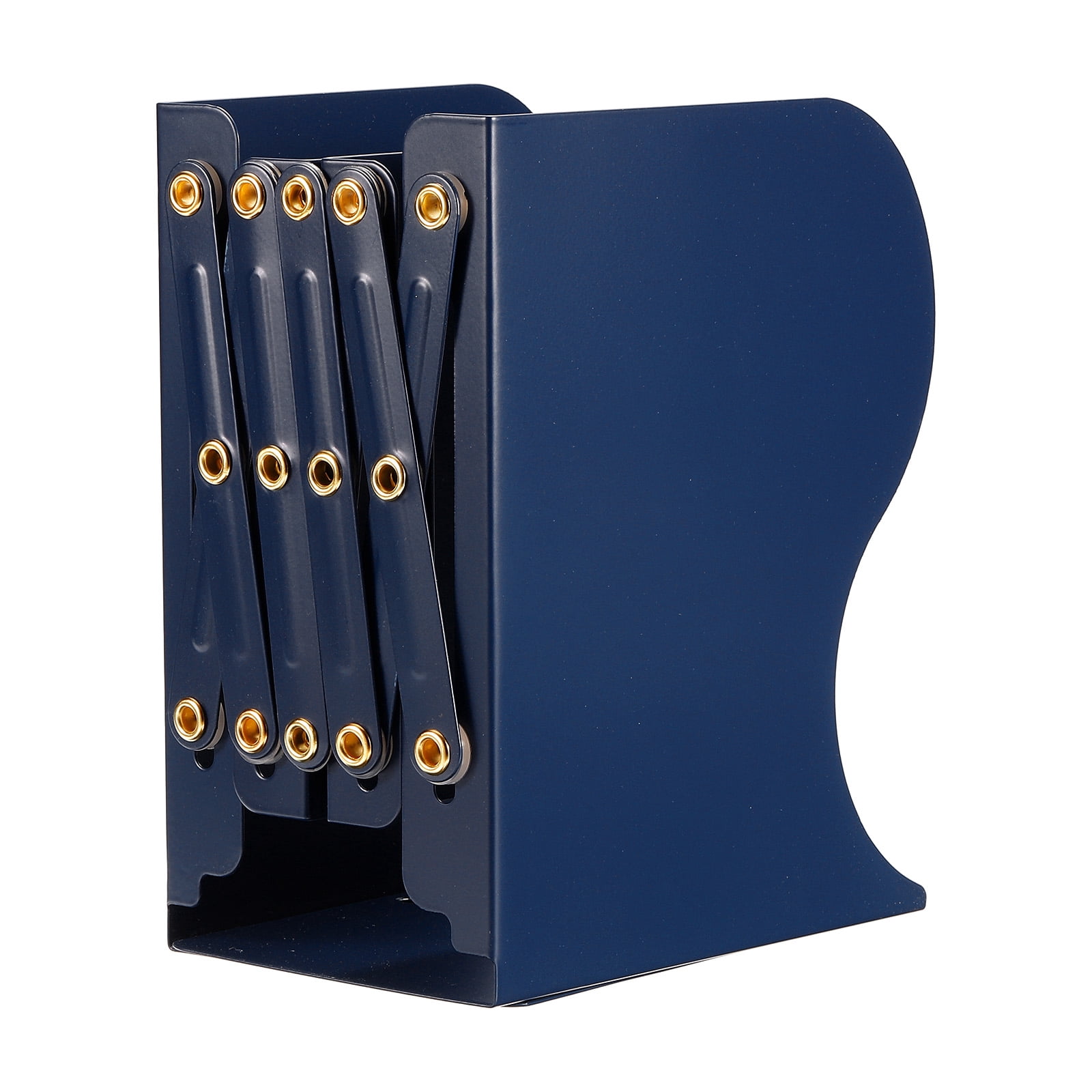 Unique Bargains Metal Expandable Bookend with Cartoon Pattern 3.93"x 5. ...