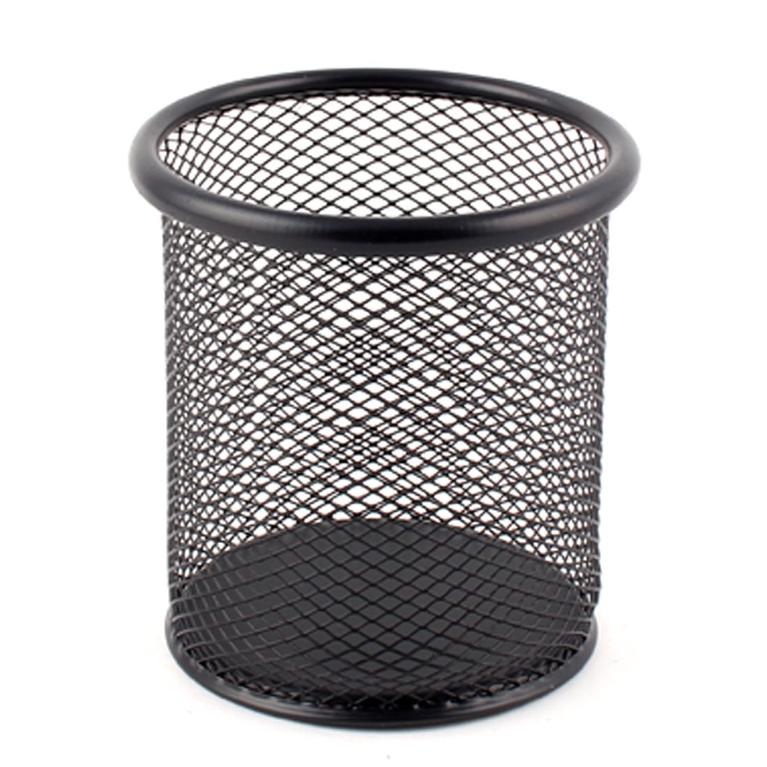 Unique Bargains Metal Meshy Home Office Desktop Pencil Holders Ruler ...