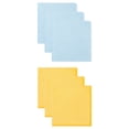 Unique Bargains Microfiber Dish Cloth for Washing Dishes Rags Yellow ...