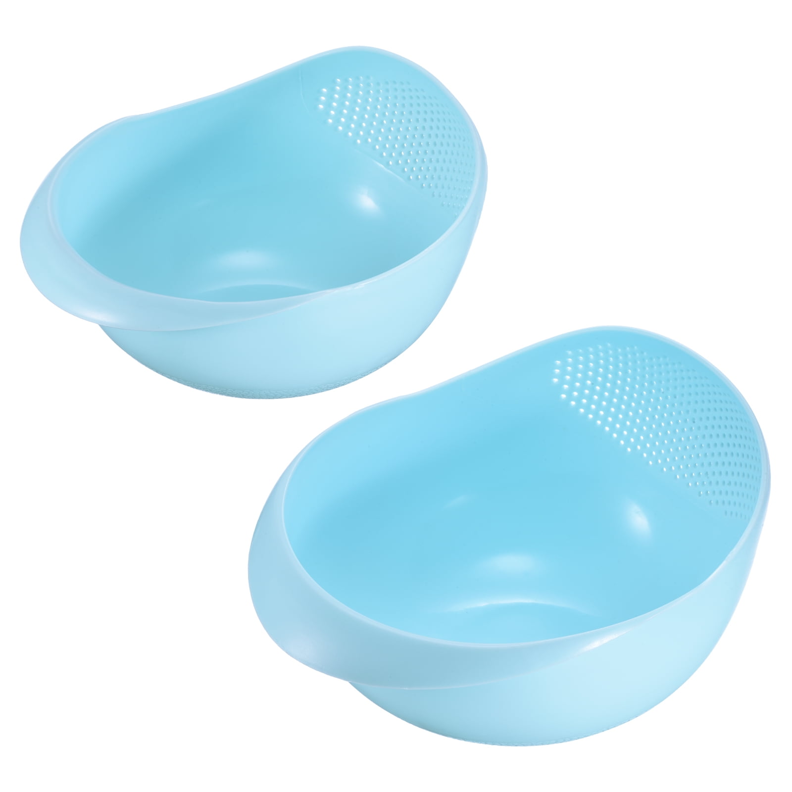 Unique Bargains Mini Colanders 2 Pack, Plastic Rice Strainer Bowl Food ...