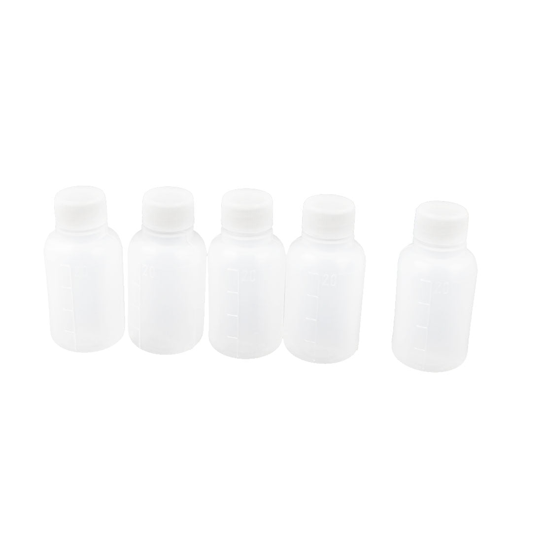 Unique Bargains Mini Plastic Bottle - 20ml - White - Walmart.com