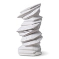 Unique Bargains Modern Ceramic Vase for Home Decor Matte Ribbed Flower ...