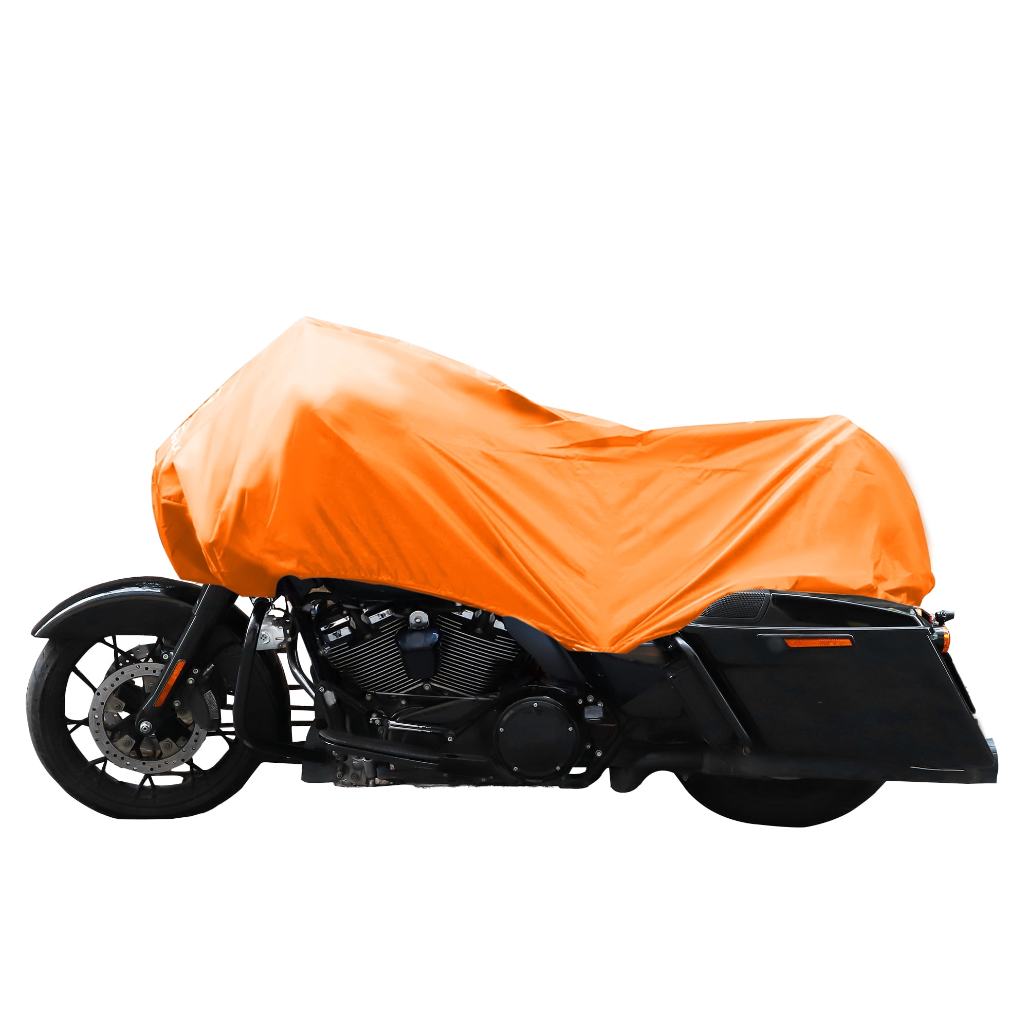 Unique Bargains Motorcycle Cover Half Cover Waterproof Rain Protector ...