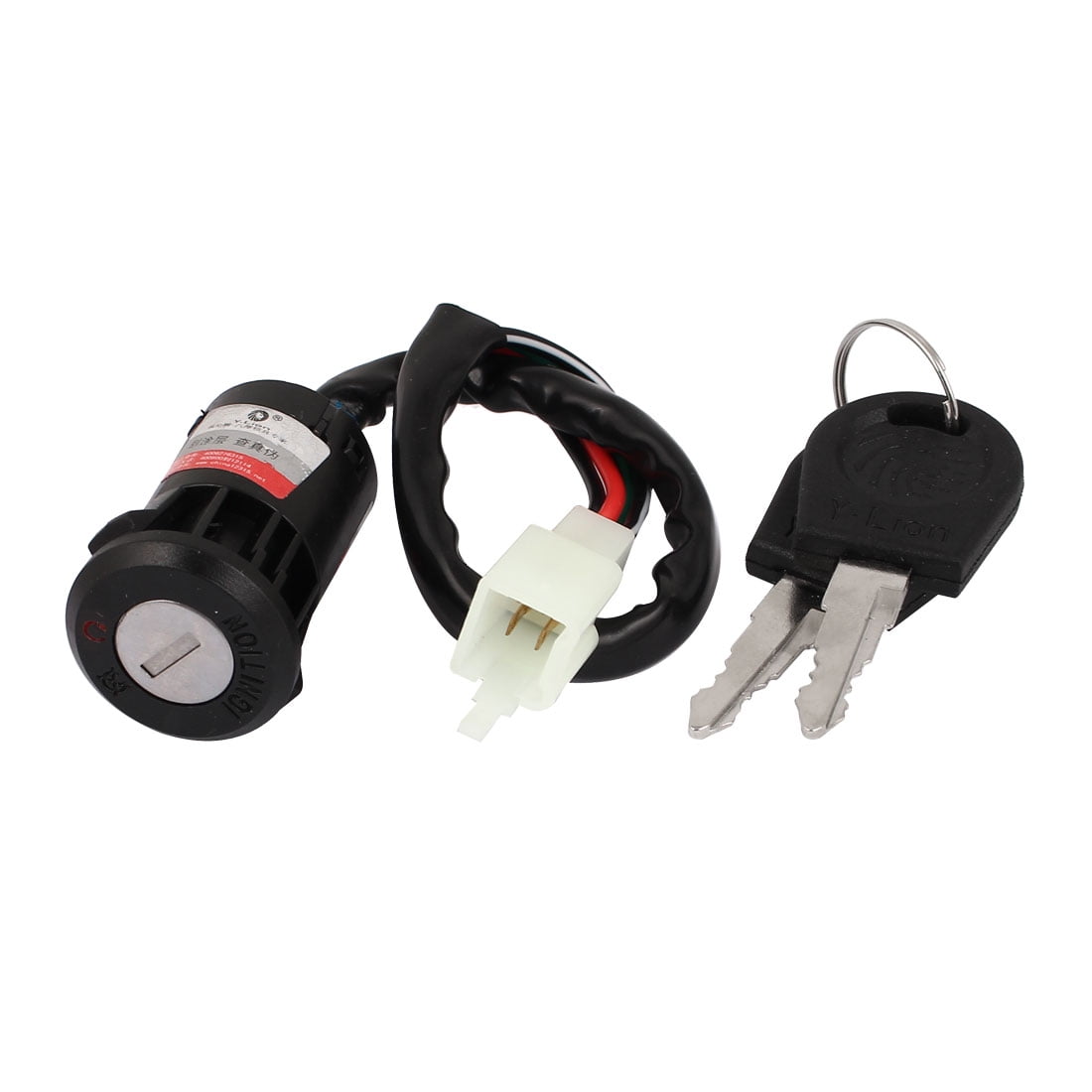 Unique Bargains Motorcycle Motorbike Ignition Switch Lock with 2 Keys ...