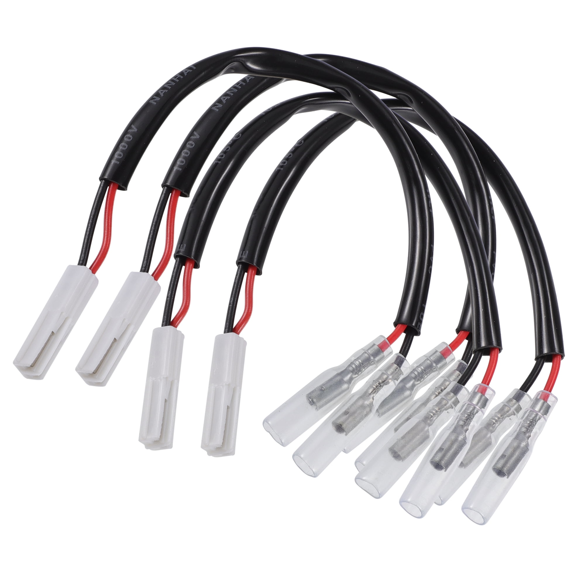 Unique Bargains Motorcycle Turn Signal Cable Adapter Connectors for ...