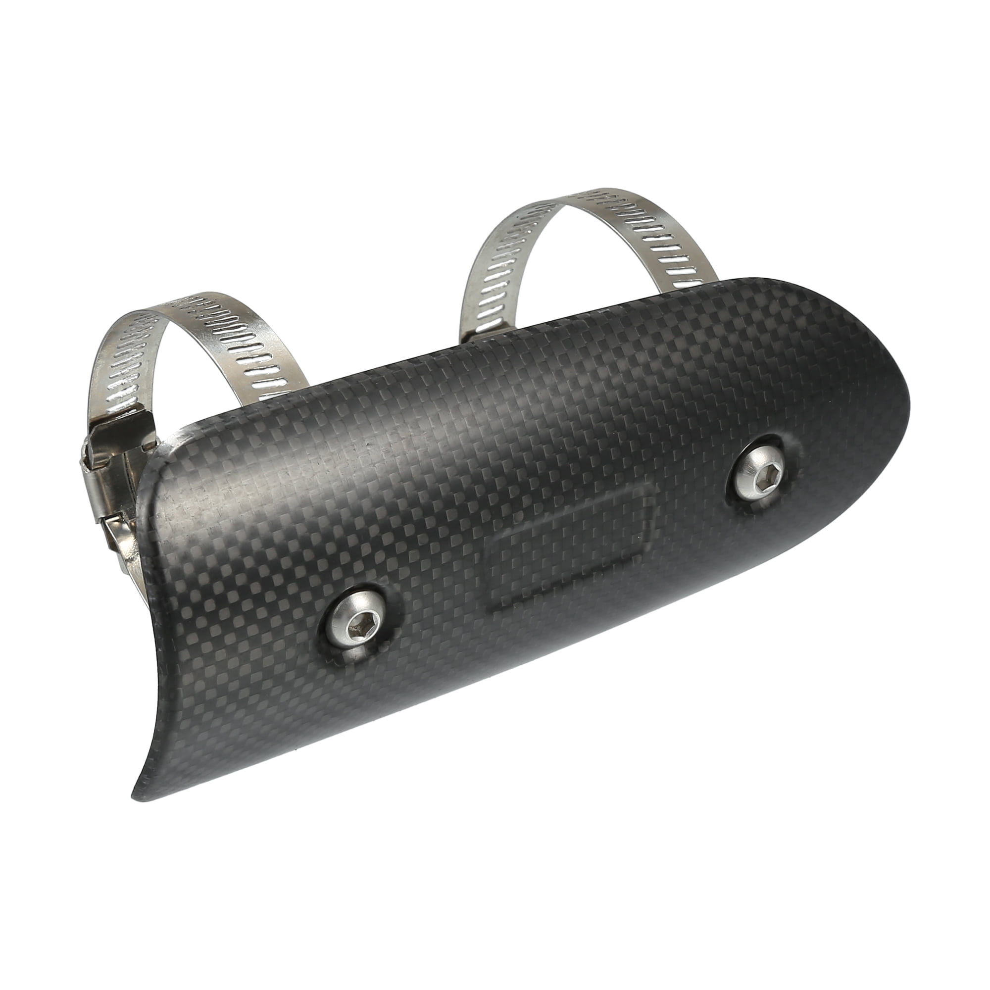 Unique Bargains Muffler Heat Guard with Clamp for Motorcycle Heat ...