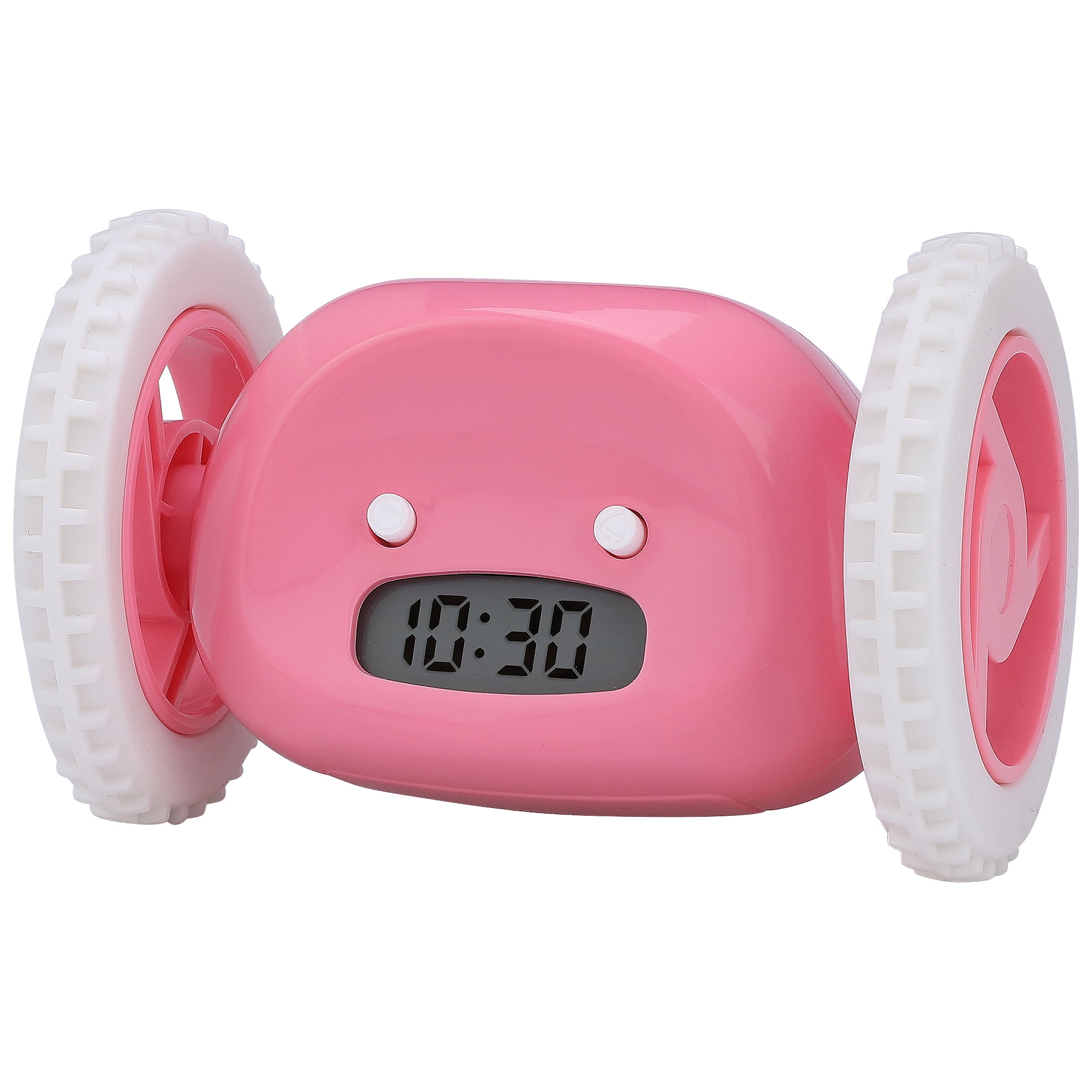 Unique Bargains Multi-Functional Scrolling Alarm Clock Pink 5.3"L x 3.5 ...