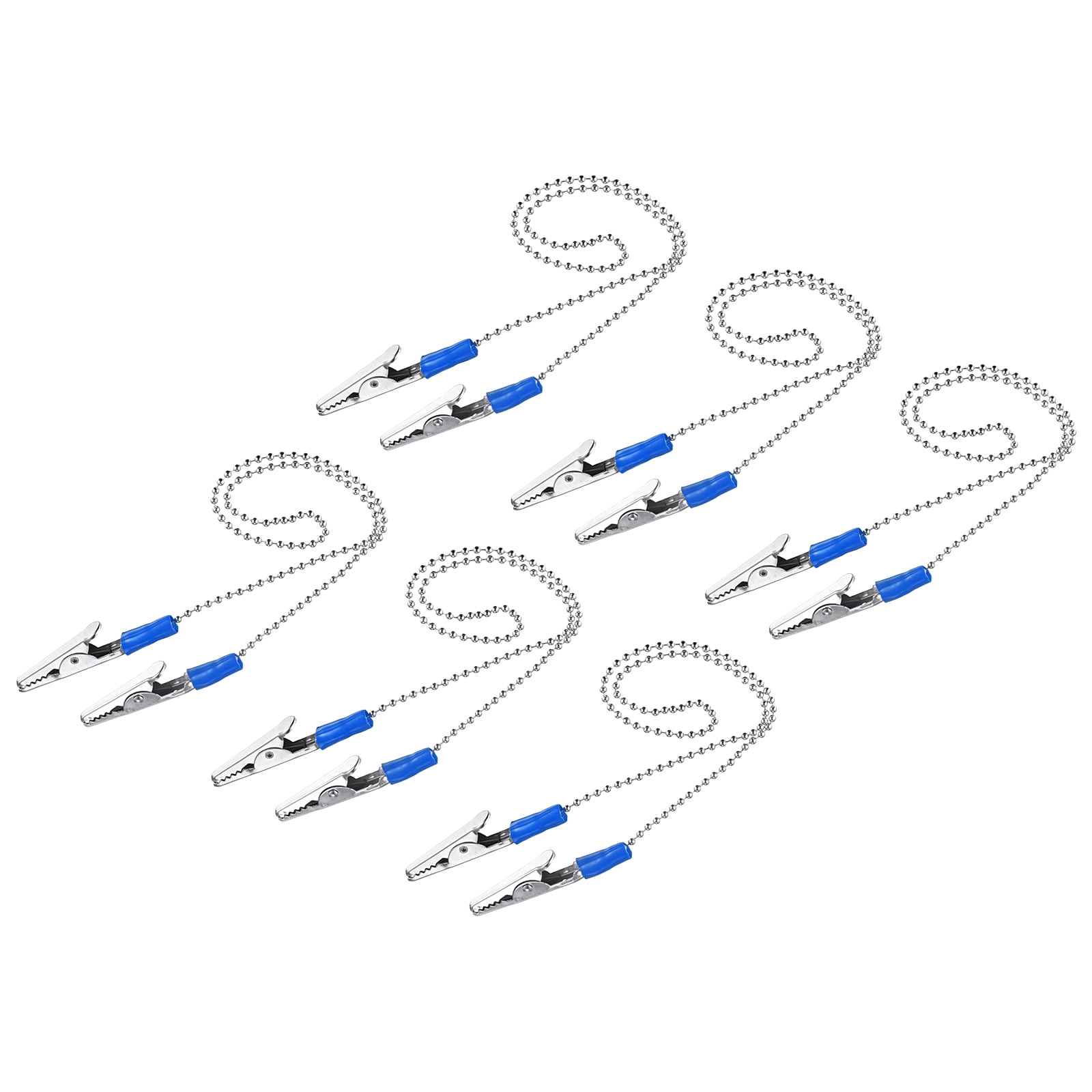 Unique Bargains Napkin Chains, 18' 6Pack Alloy Neck Bib Holder Chain ...