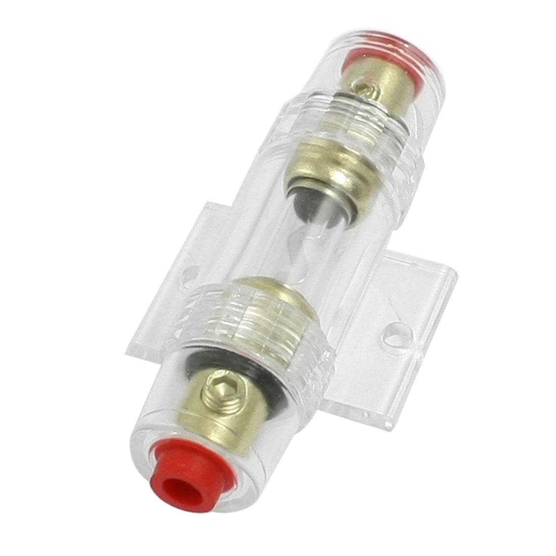 Unique Bargains New Car Amplifier Stero AGU Fuse Holder Fuseholder 60 ...