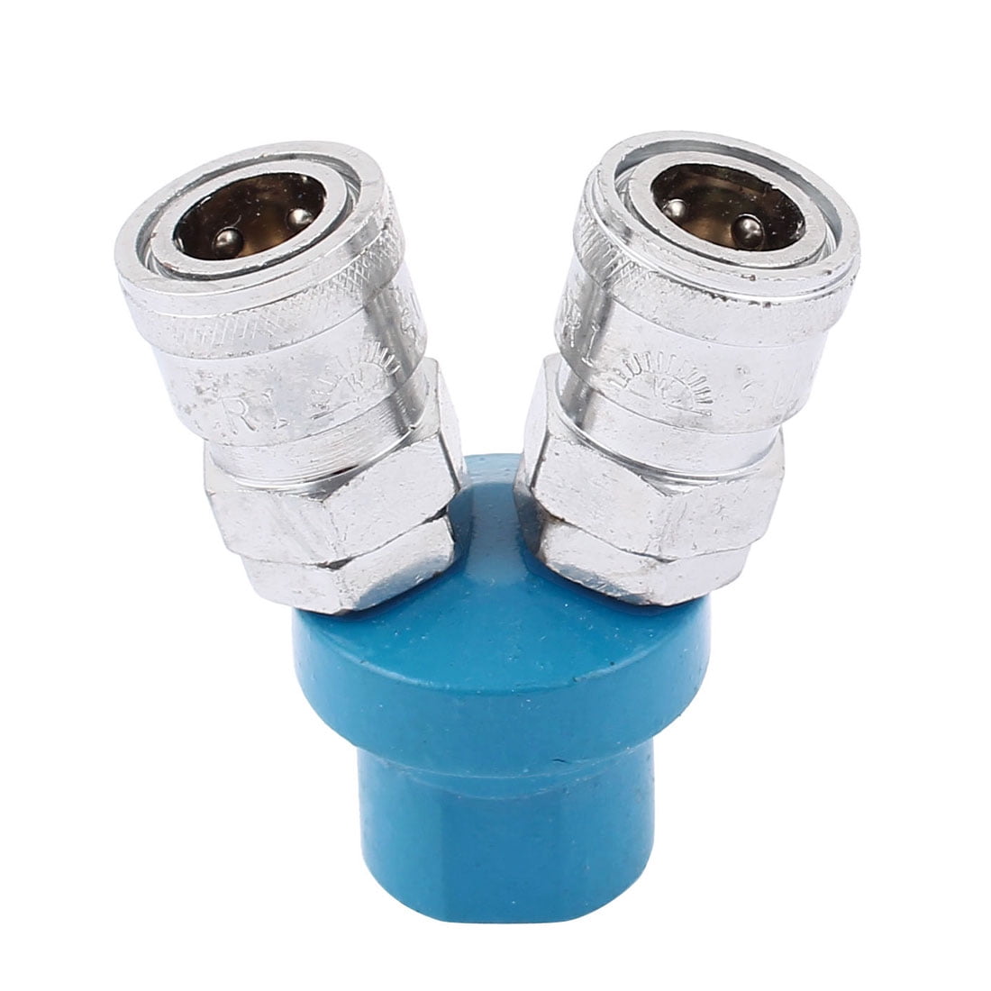 Unique Bargains Nitto Style 2 Way Y Shape Quick Connect Splitter ...