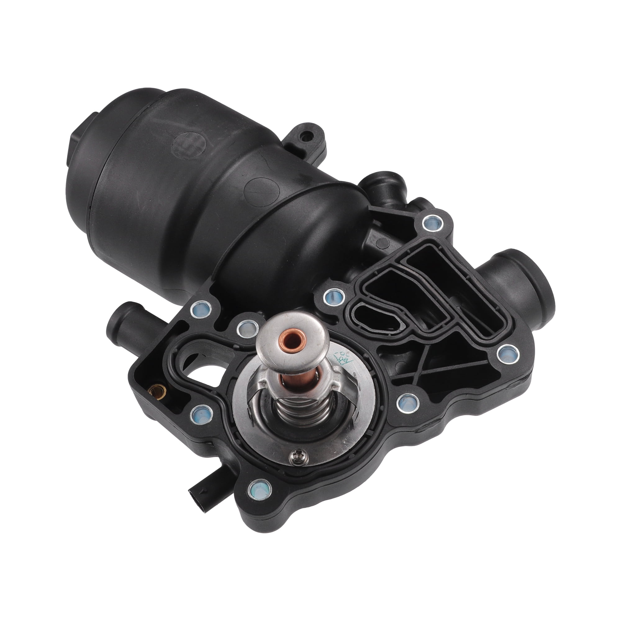 Unique Bargains No.059115389K Engine Oil Filter Base Housing Assembly ...