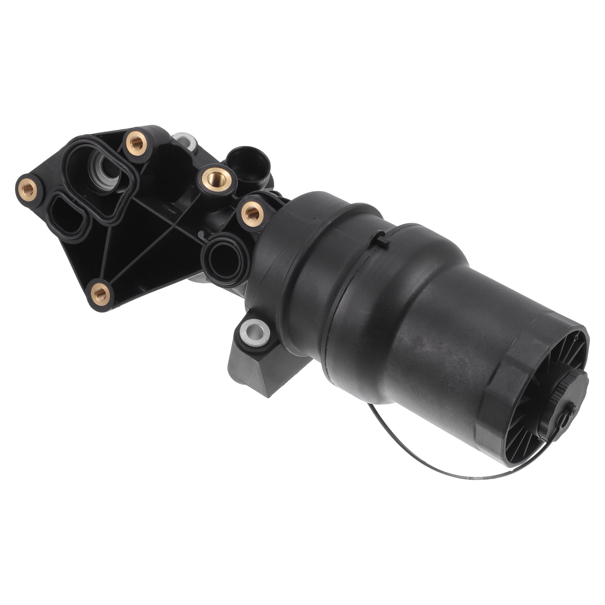 Unique Bargains No.07K115397D Engine Oil Filter Base Housing Assembly ...