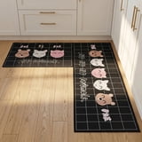 Unique Bargains Non Slip Animal Floral Printed Kitchen Rugs and Mats ...