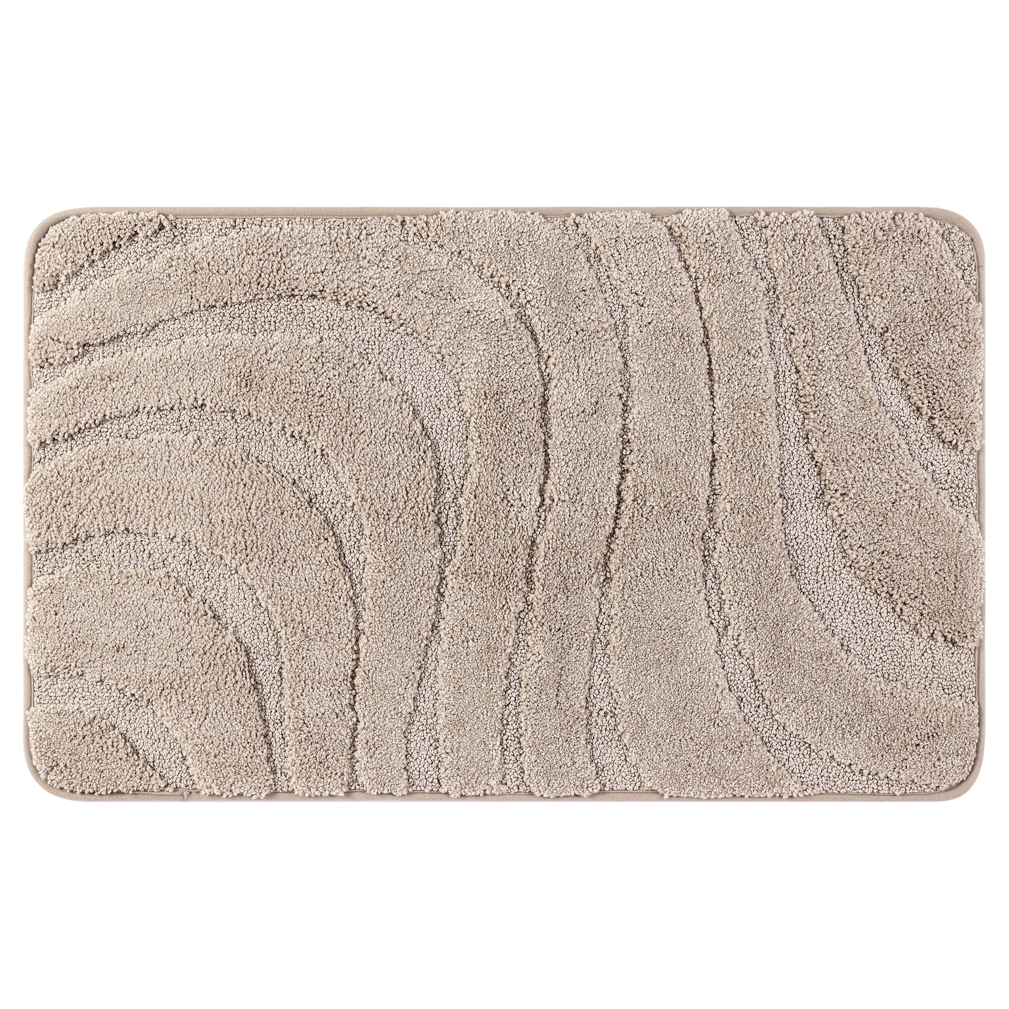 Unique Bargains Non Slip Bath Mat Geometry Bathroom Rug Absorbent Mat ...
