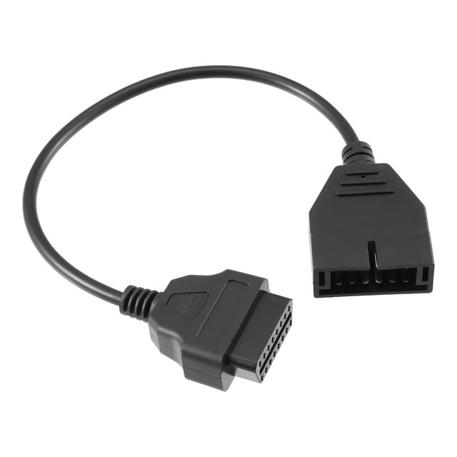Unique Bargains OBD1 12-Pin to OBD2 16-Pin Adapter Diagnostic Tool ...