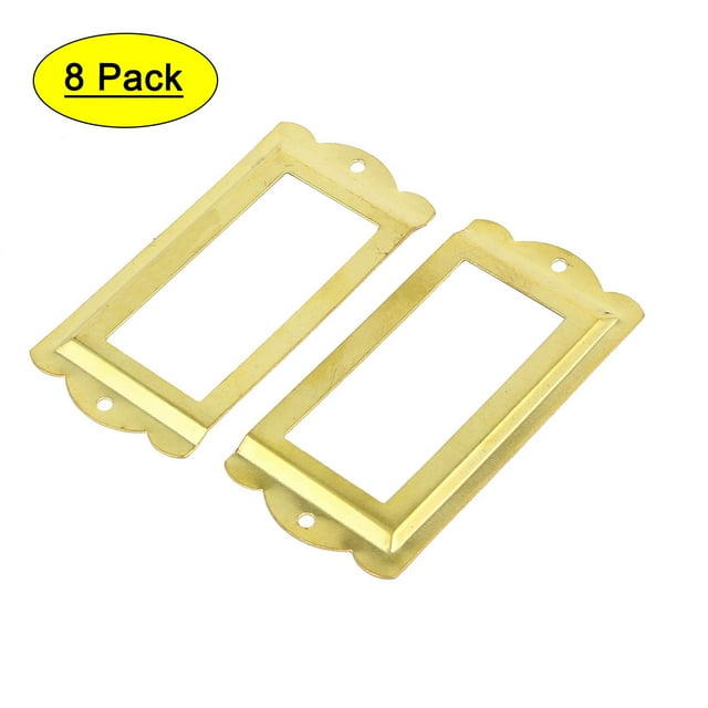 Unique Bargains Office Library File Drawer Tag Label Holders Frames ...